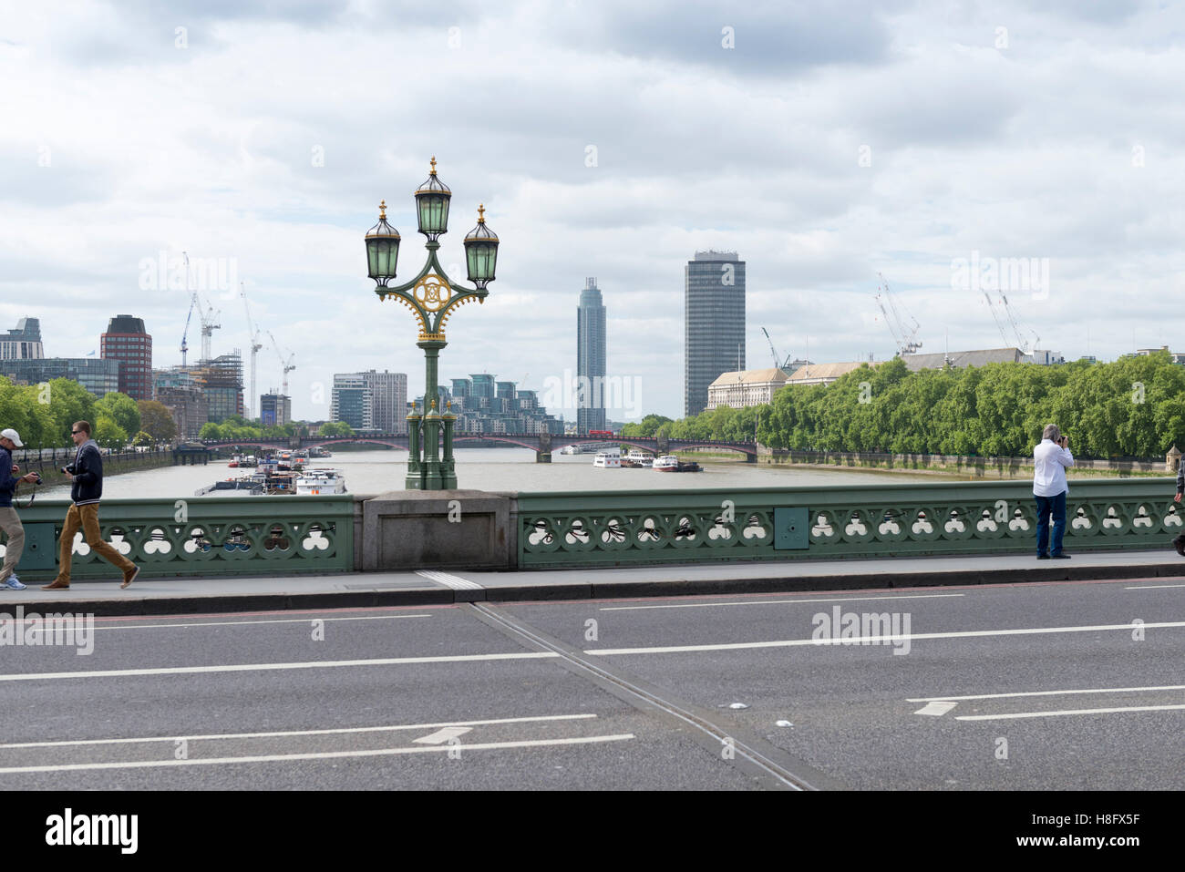 England, London, Westminster Bridge over the Thames, river Stock Photo ...