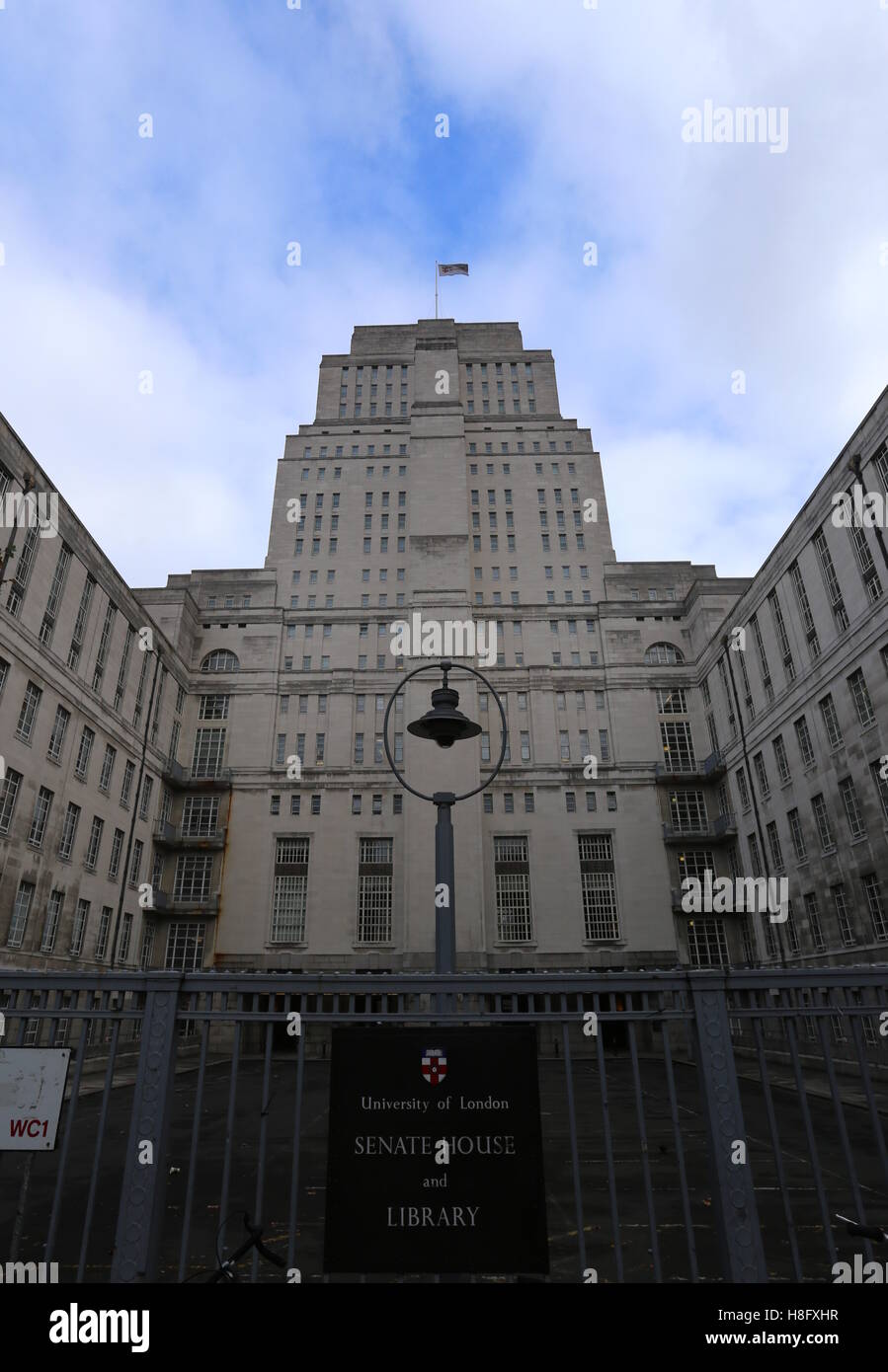 Exterior of Senate House University of London UK November 2016 Stock ...