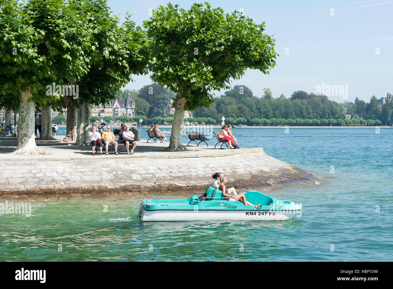 Germany, Constance, lakeside promenade at the harbour Stock Photo - Alamy