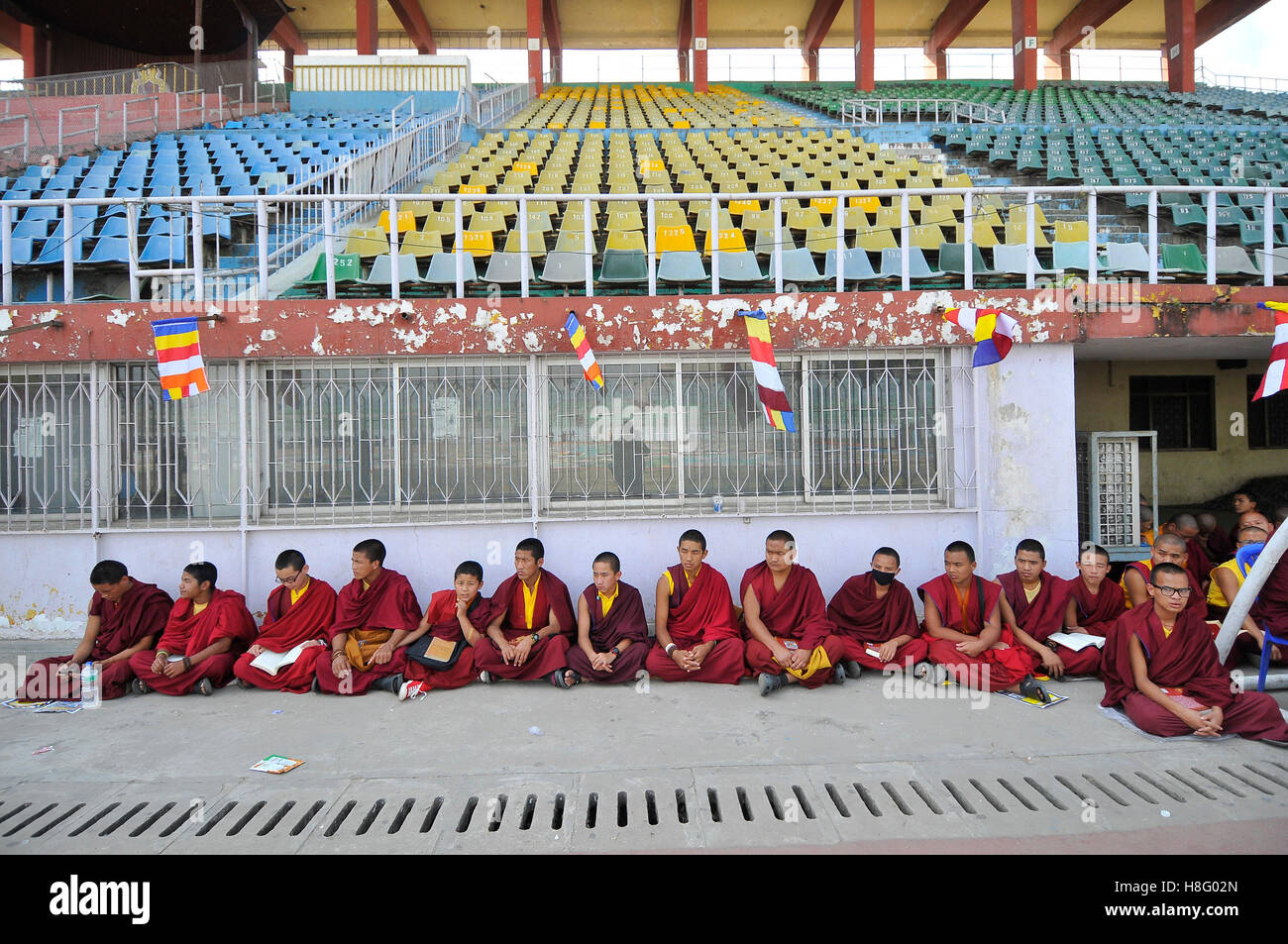 Buddhist painting thangka from nepal hi-res stock photography and ...