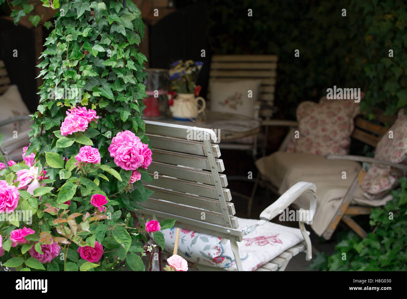 Ivy pavilion / Boutique-Hotel 'WeiÃŸt Du noch...', KÃ¼hlungsborn Stock ...