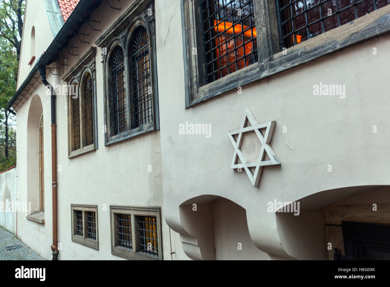 Pinkas Synagogue, Jewish Quarter, Josefov, Prague, Czech Republic Stock ...