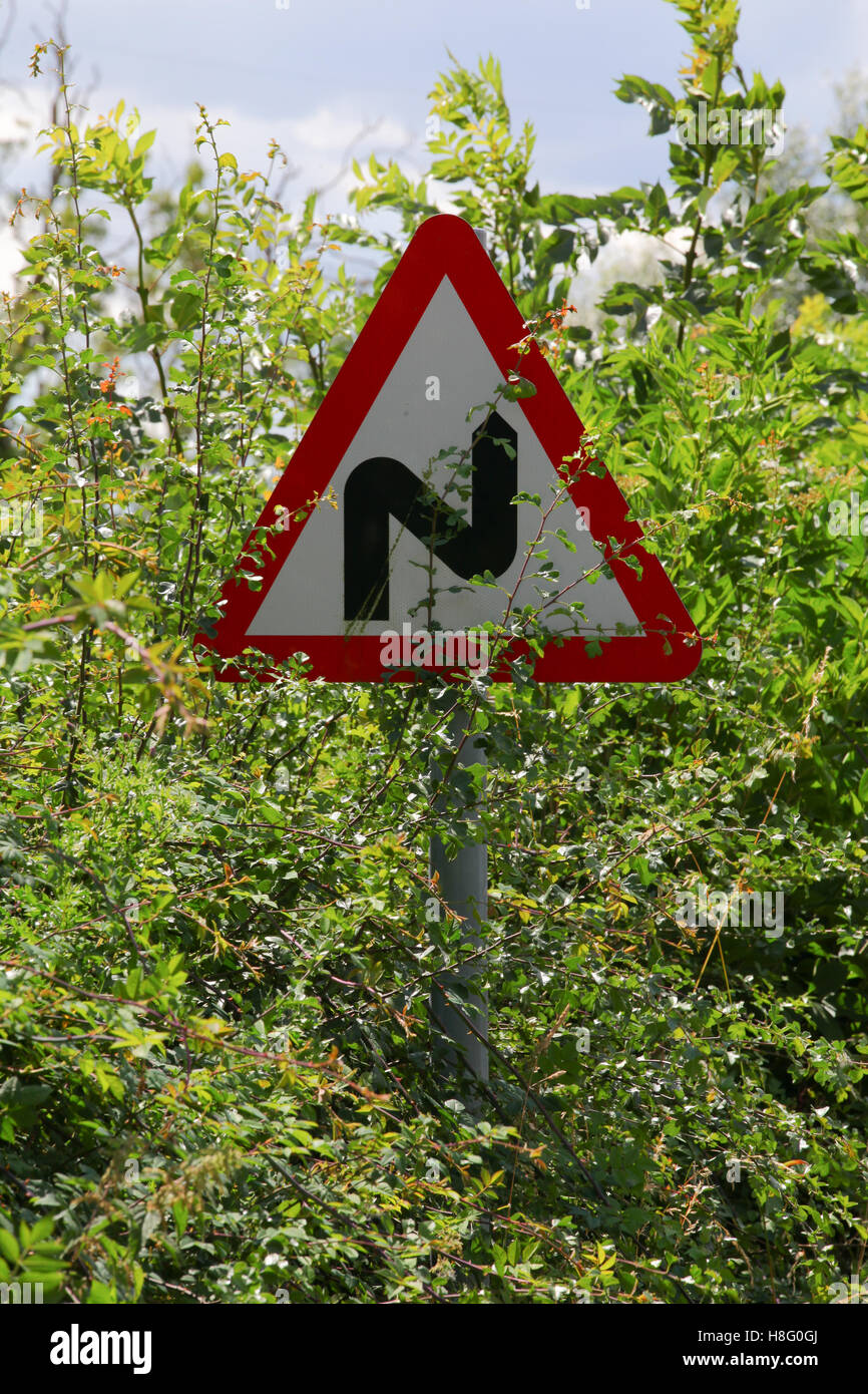 Bendy sign hi-res stock photography and images - Alamy