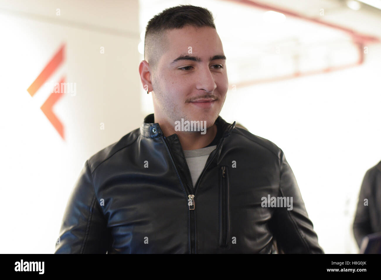 Carmine Monaco actor of Gomorrah series during the presentation of the ...