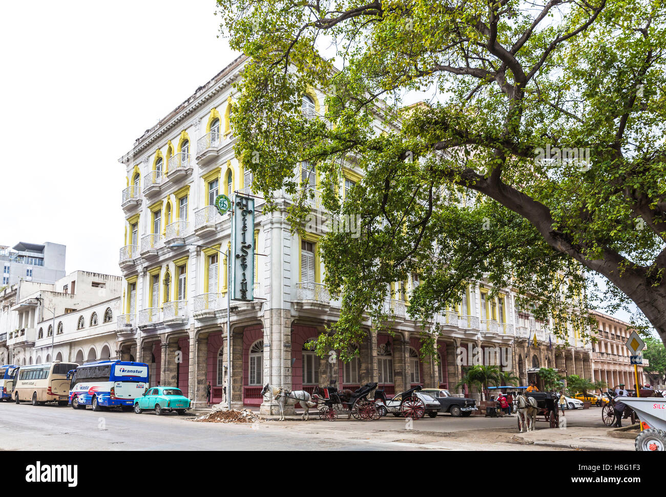 Hotel Sevilla, Havana, Habana Vieja, Cuba, the Greater Antilles, the ...