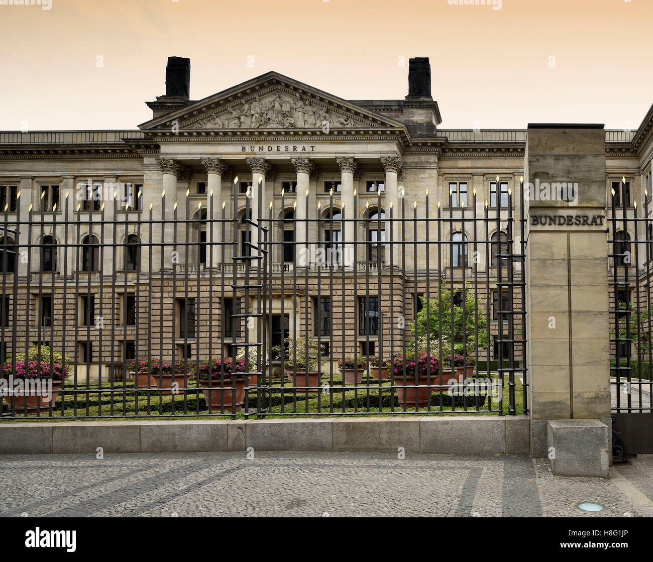 The Bundesrat, Prussian House of Lords, Berlin, Germany, Europe Stock ...