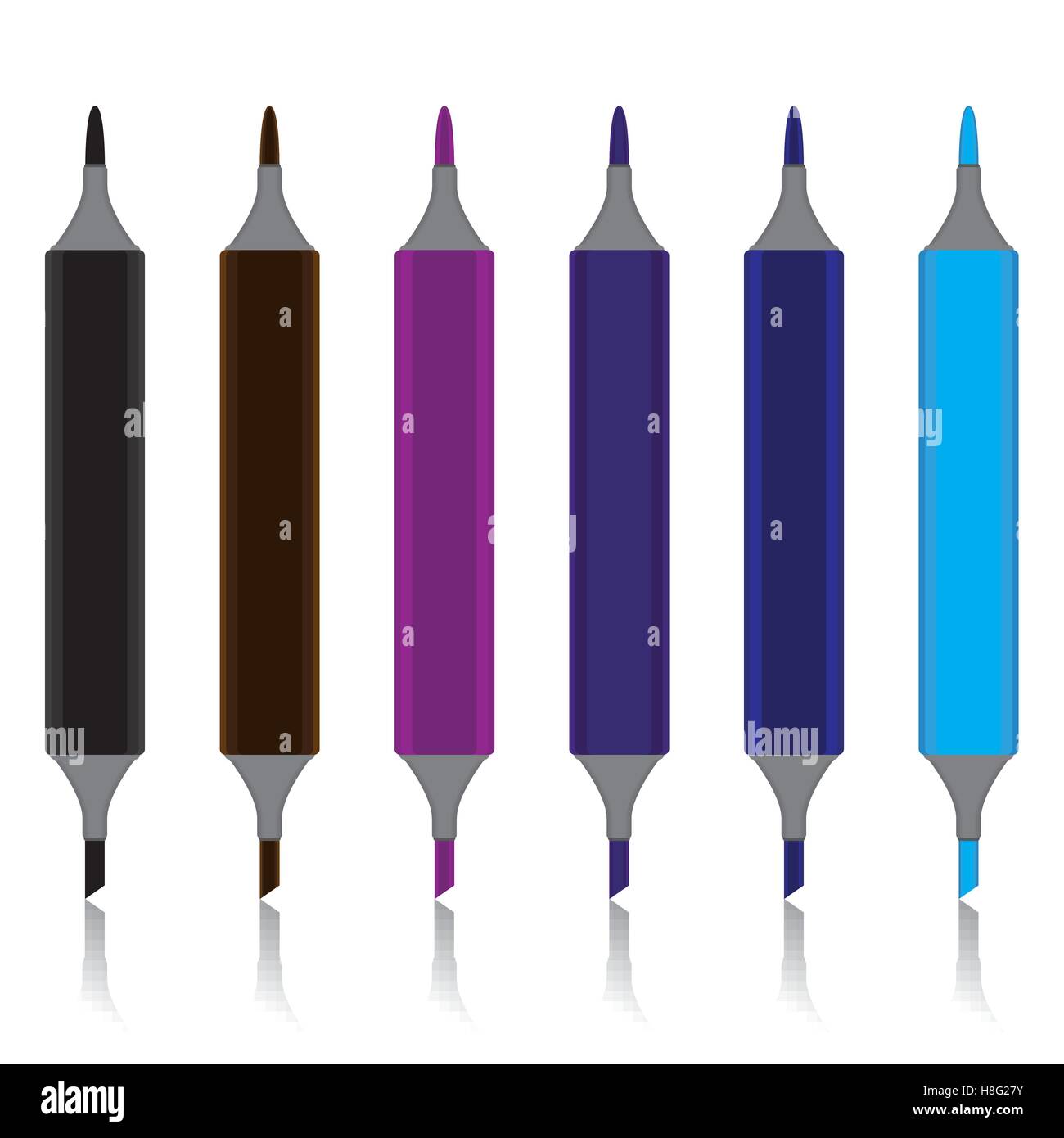 Drawing pen Stock Vector Images - Alamy