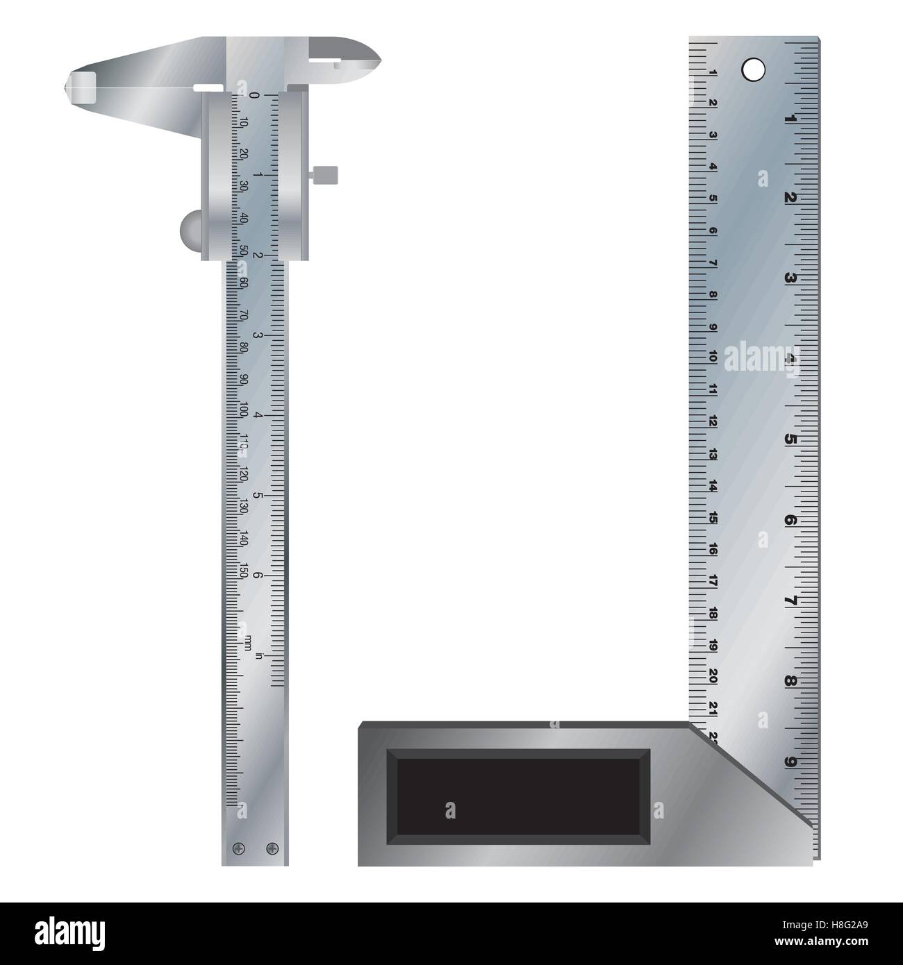 caliper, vernier, vector, scale, meter, ruler, object, technology ...