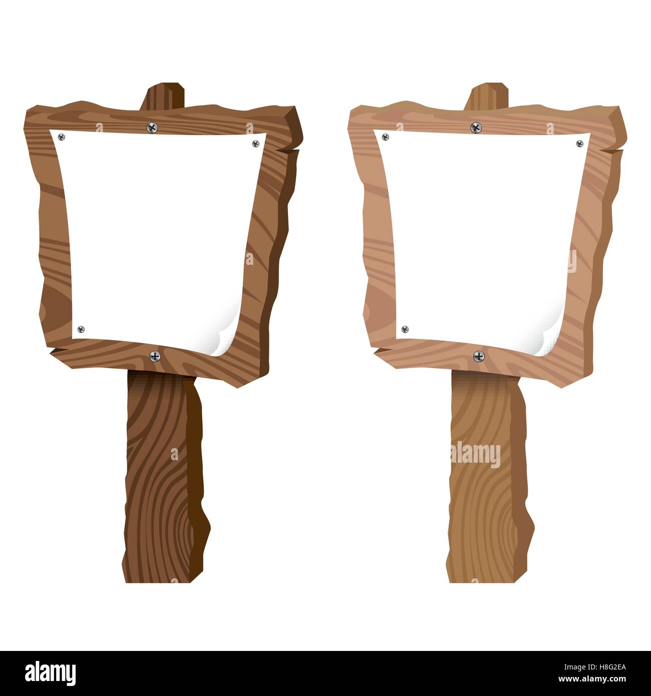 wooden, signpost, vector, sign, white paper, texture, object, paper ...