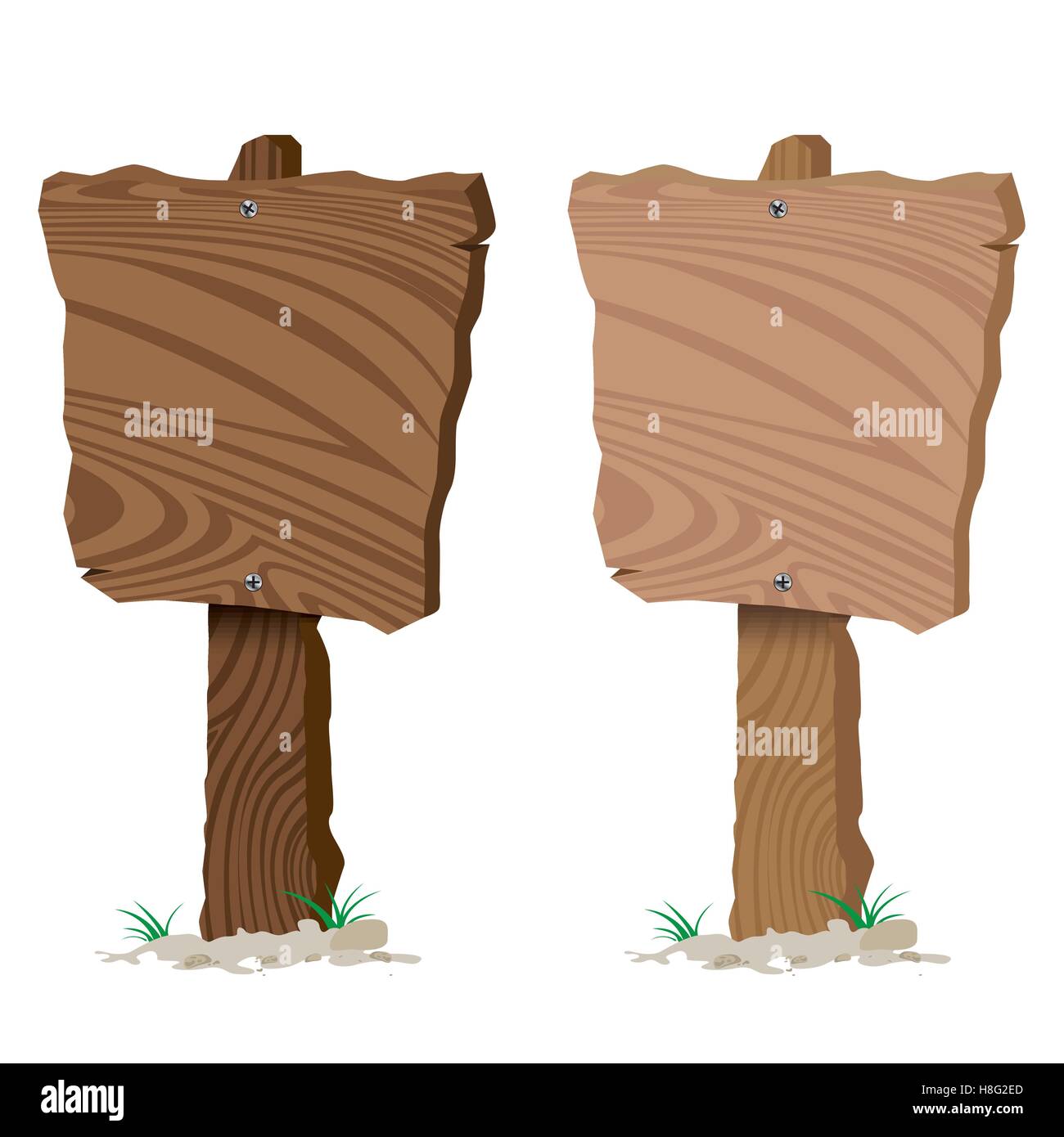 wooden, signpost, vector, sign, texture, object, grass, design, parquet ...