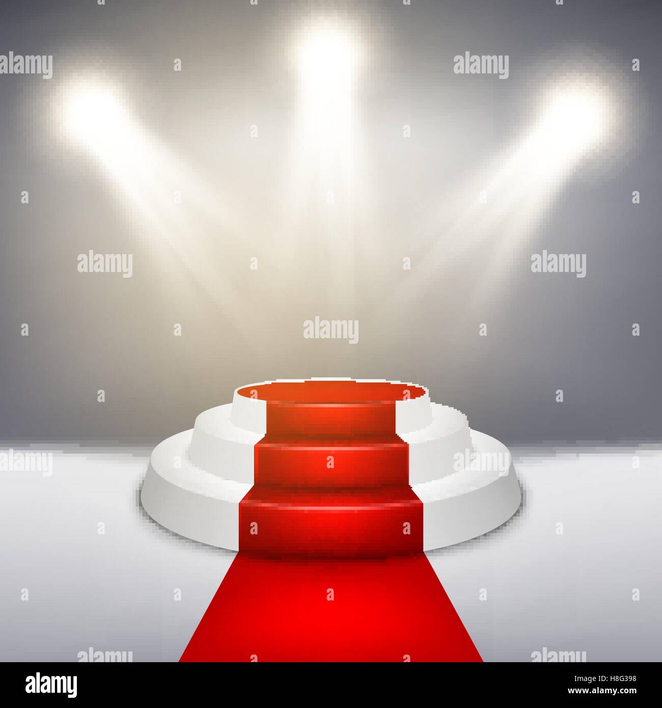 Contest red carpet Stock Vector Images - Alamy