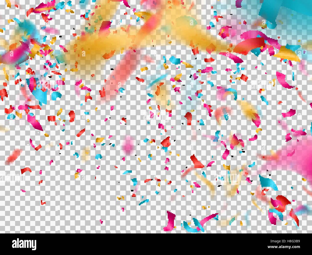Surprise confetti Stock Vector Images - Alamy