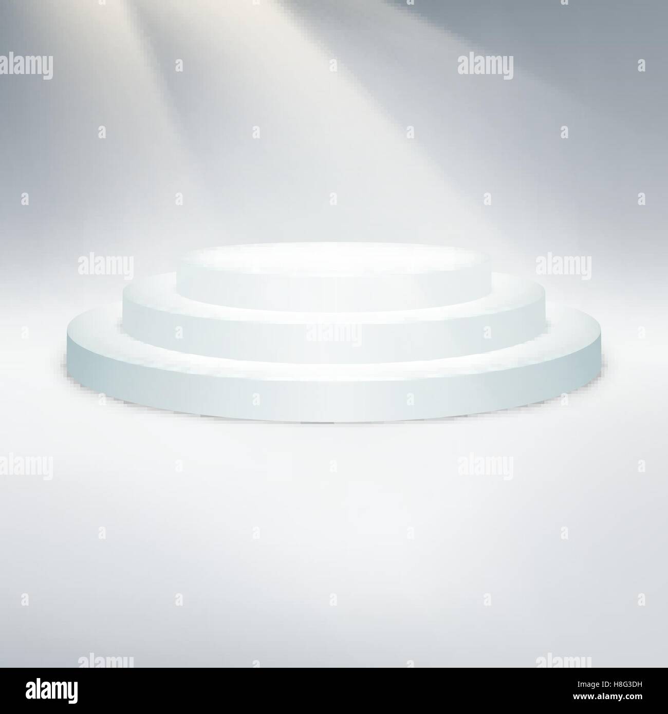 White podium hi-res stock photography and images - Alamy