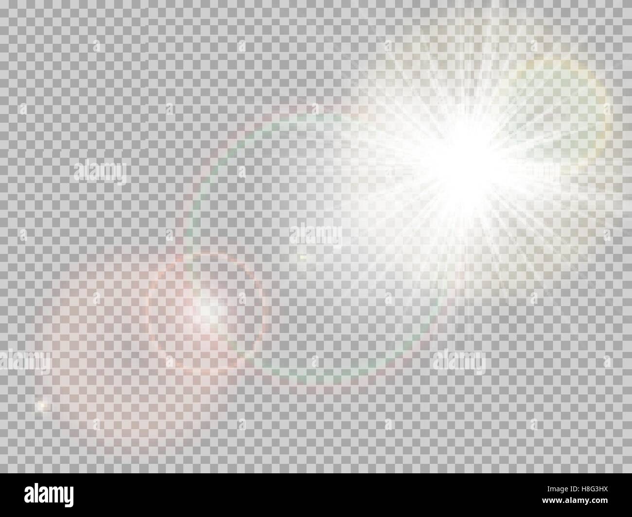Lens flare vector hi-res stock photography and images - Alamy