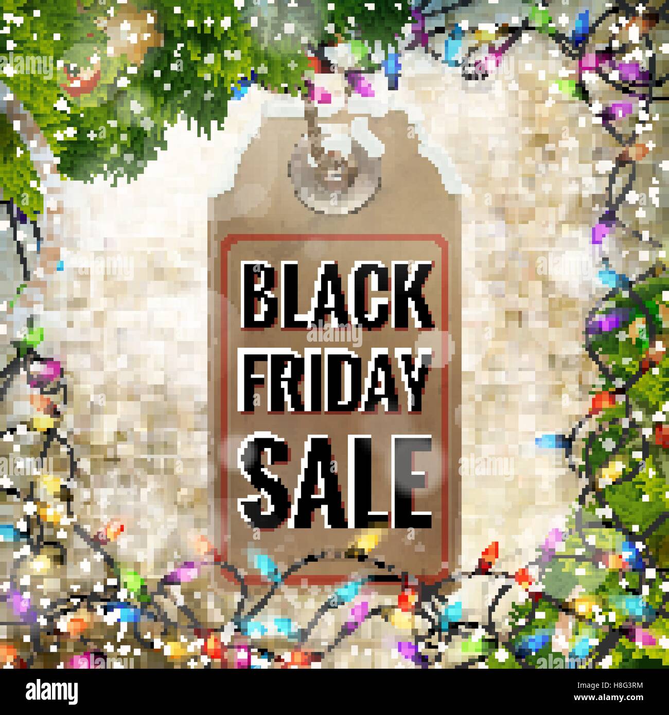Black friday sale tag concept Stock Vector Images - Alamy