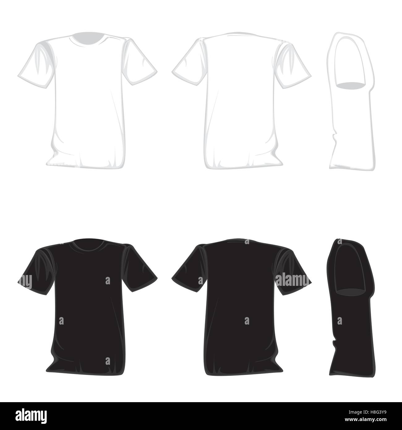 Front side and back side Stock Vector Images - Alamy