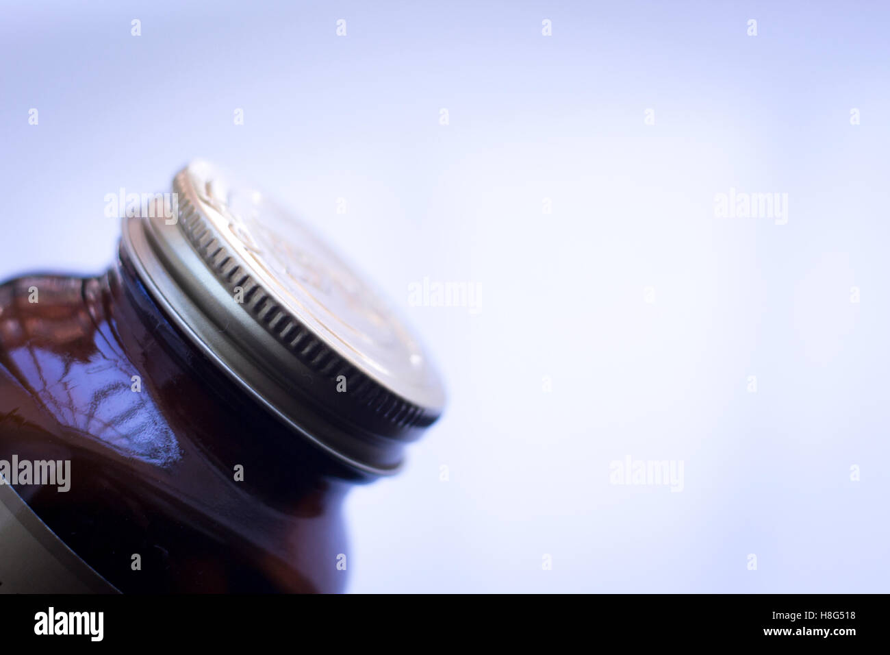 Multi vitamin mineral supplement capsule pills jar Stock Photo - Alamy