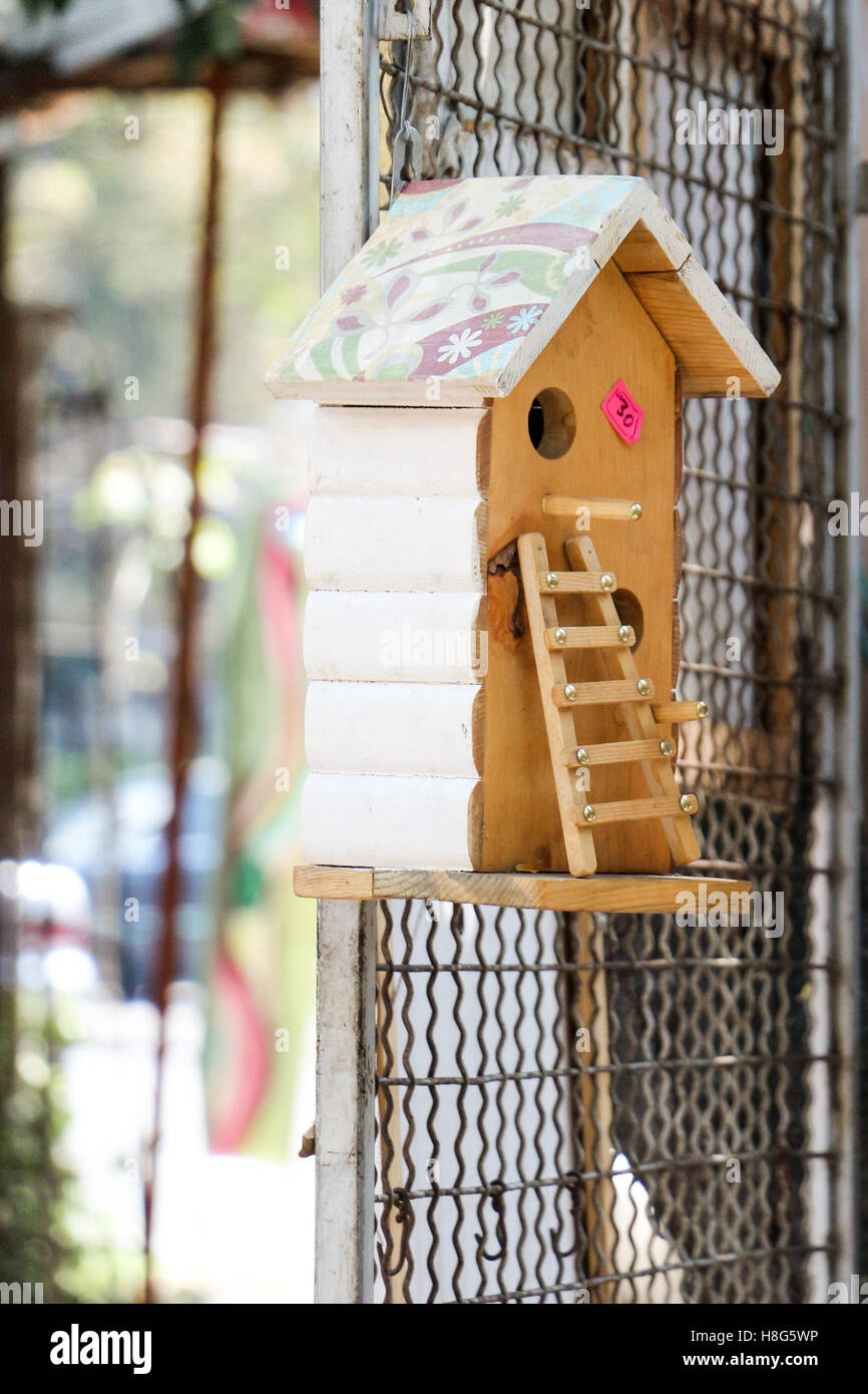 Little colorful bird houses hi-res stock photography and images - Alamy
