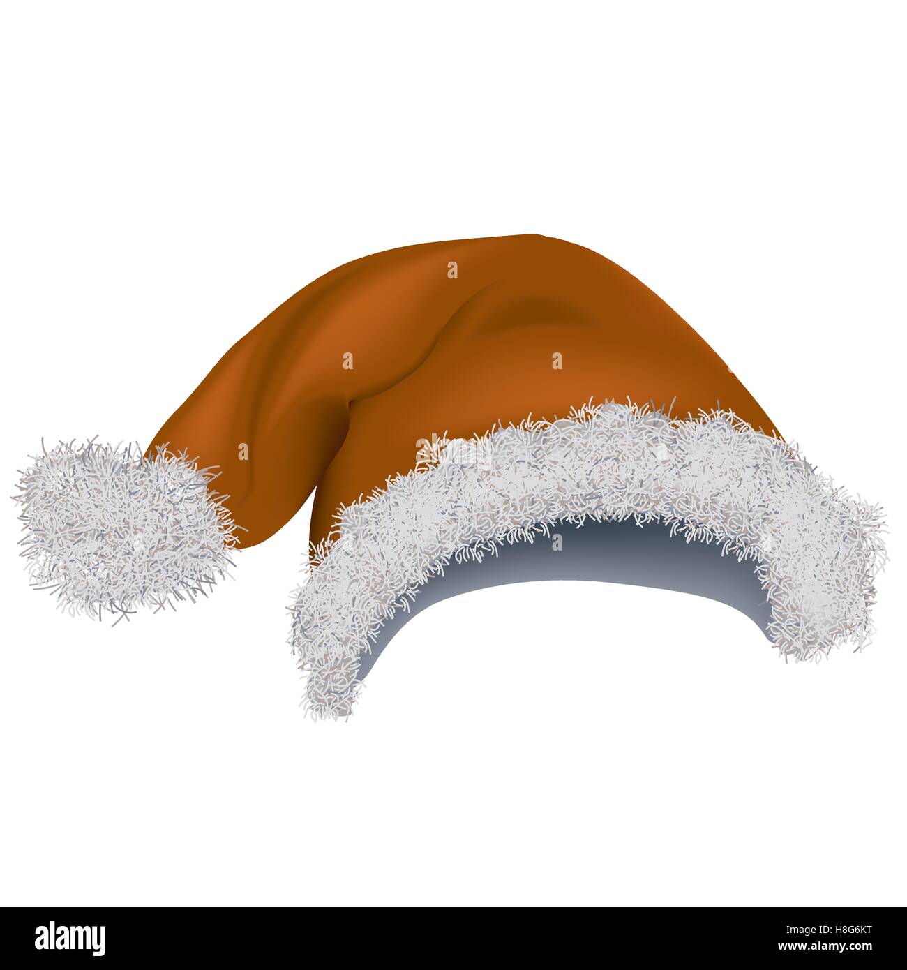 Santa hat cut out Stock Vector Images - Alamy