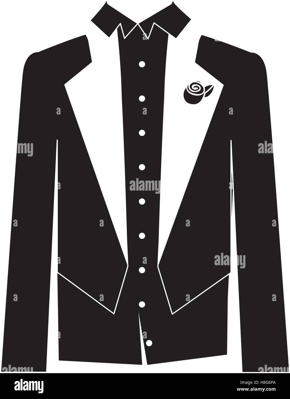 Groom attire Stock Vector Images - Alamy