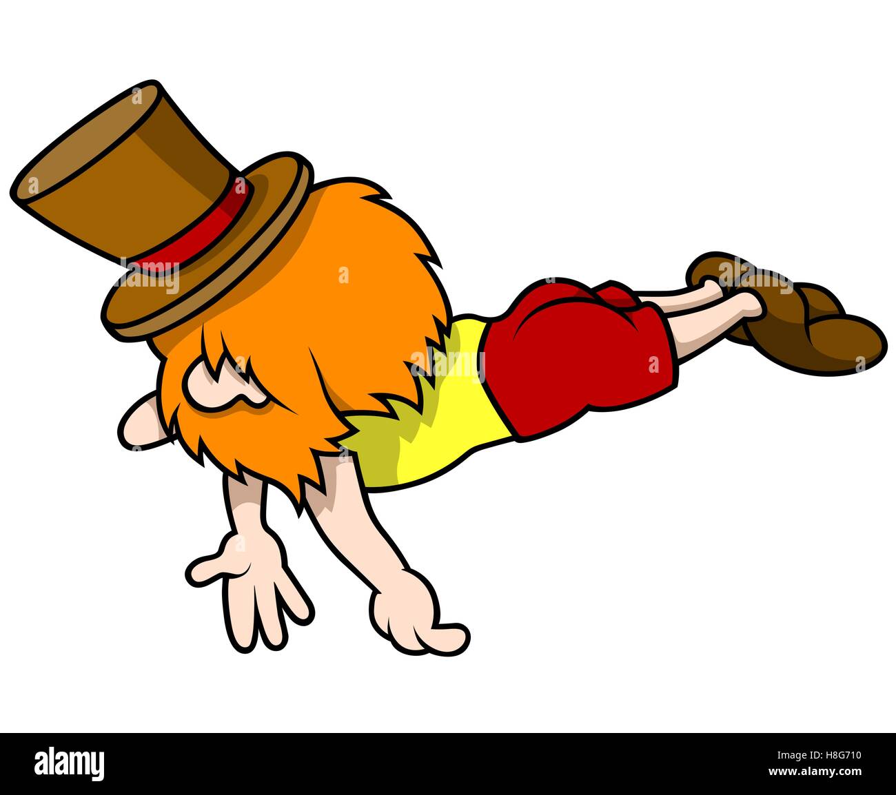 Little Red-haired Dwarf Stock Vector Image & Art - Alamy