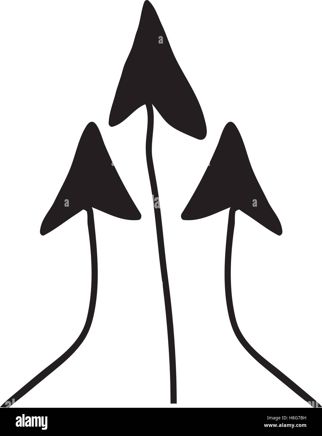 scribble arrow icon image vector illustration design Stock Vector Image ...