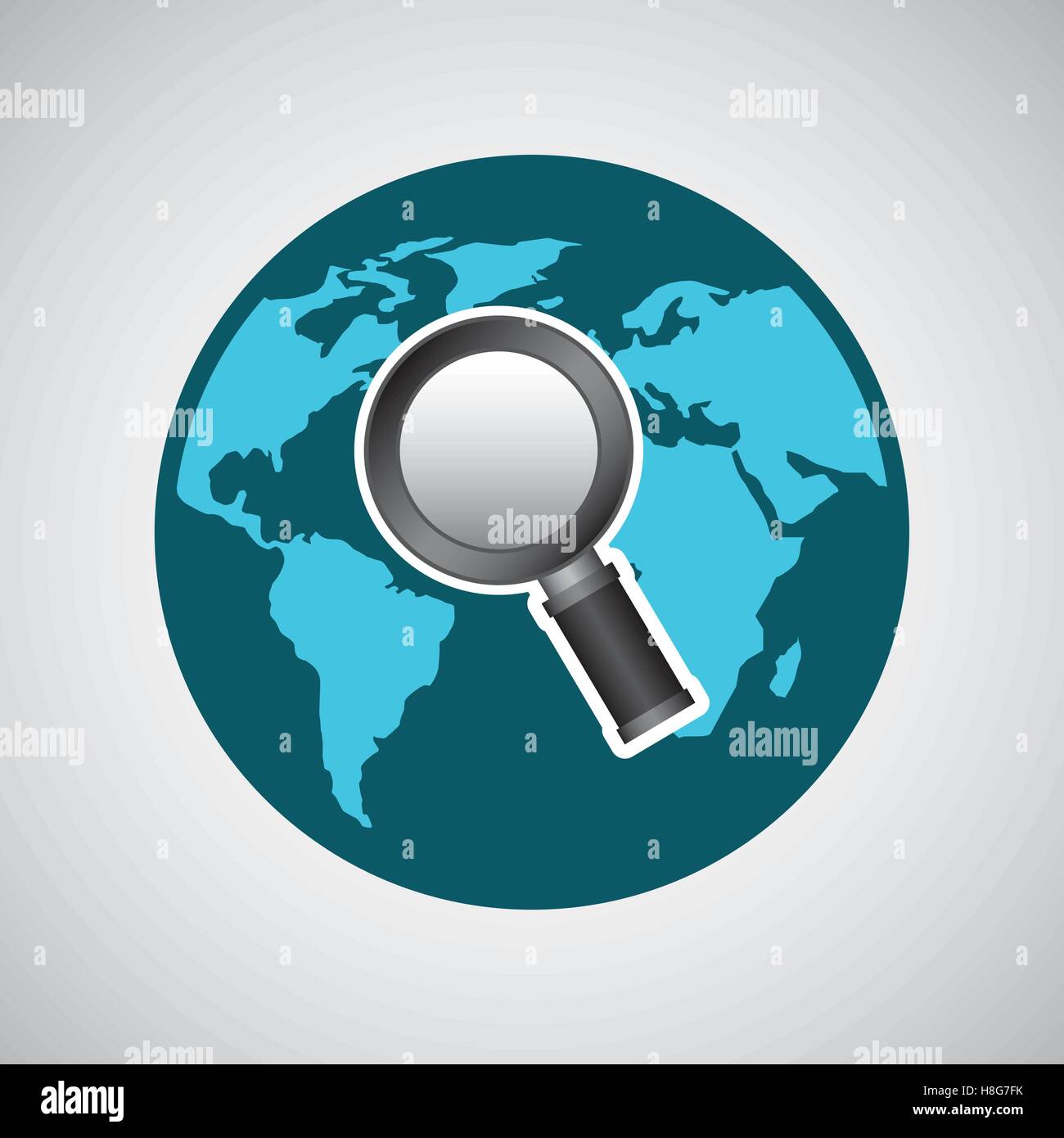 concept globe browser social media vector illustration eps 10 Stock ...