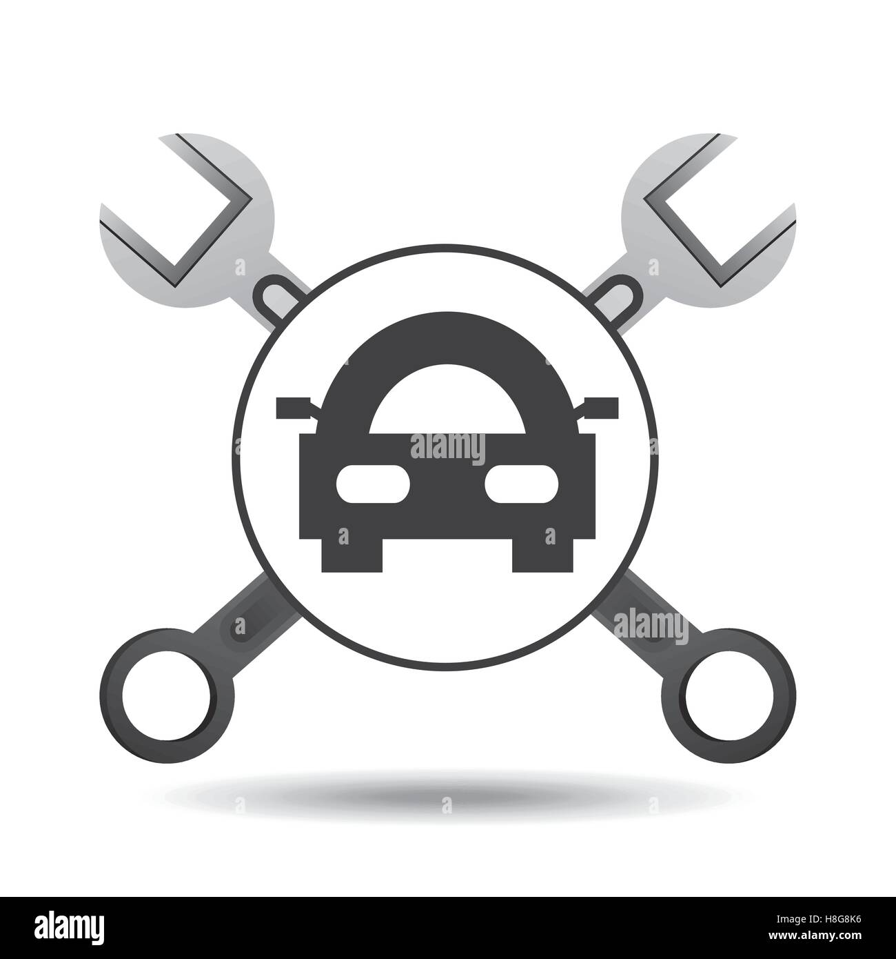car concept support tool icon graphic vector illustration eps 10 Stock ...