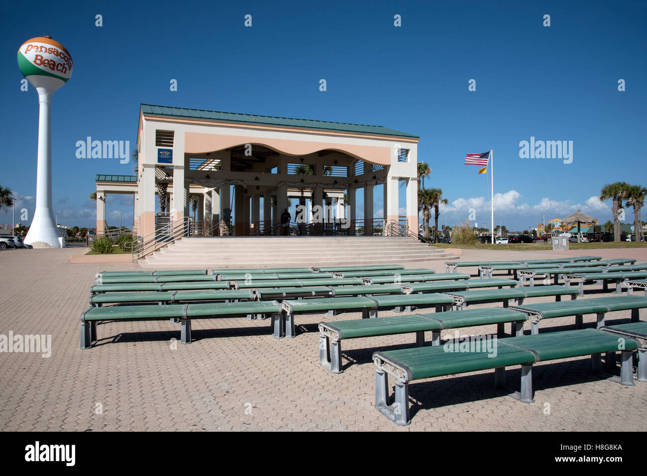 Pavilion seating hi-res stock photography and images - Alamy