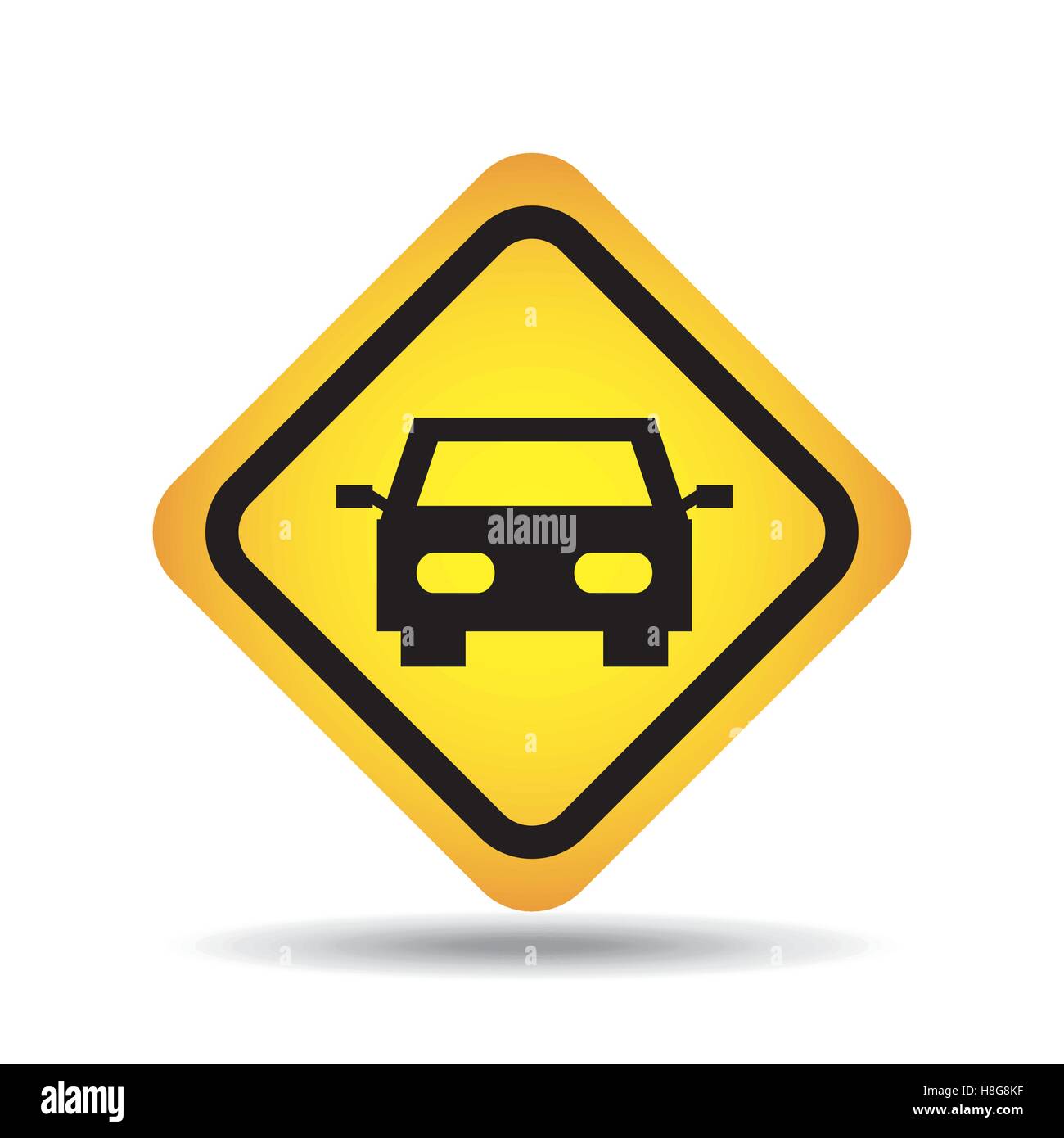 traffic sign concept icon car vector illustration eps 10 Stock Vector ...