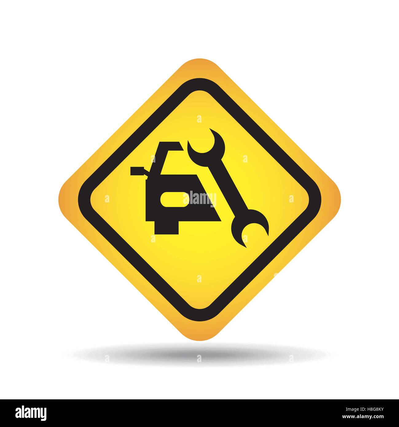 traffic sign concept icon support car tool vector illustration eps 10 ...