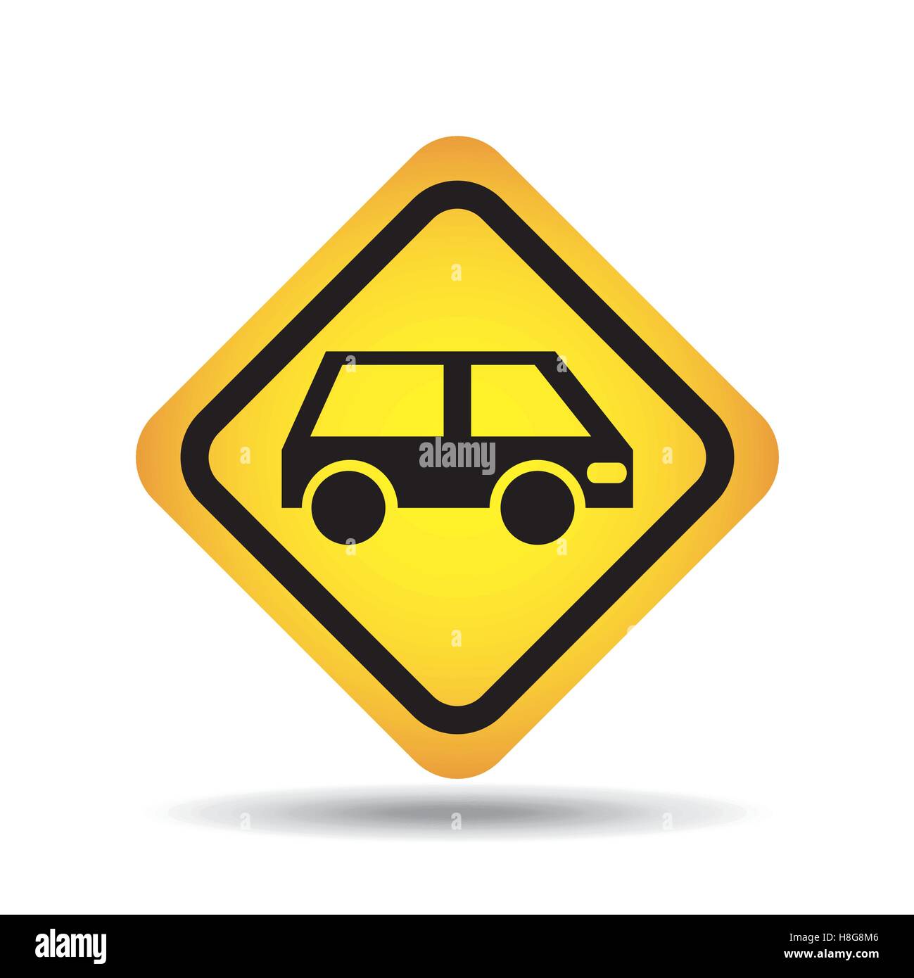 traffic sign concept icon van car vector illustration eps 10 Stock ...