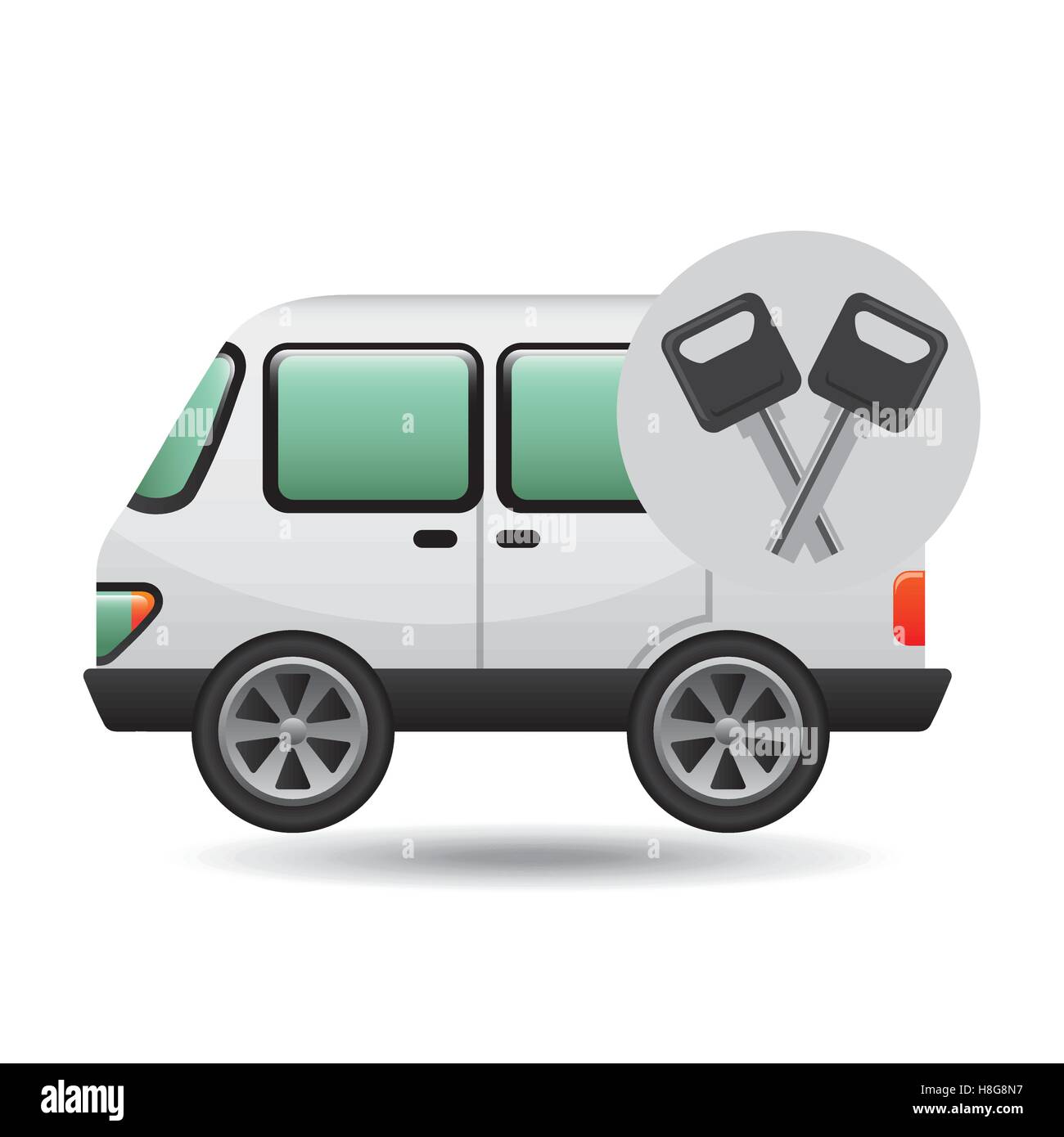 Van keys Stock Vector Images - Alamy