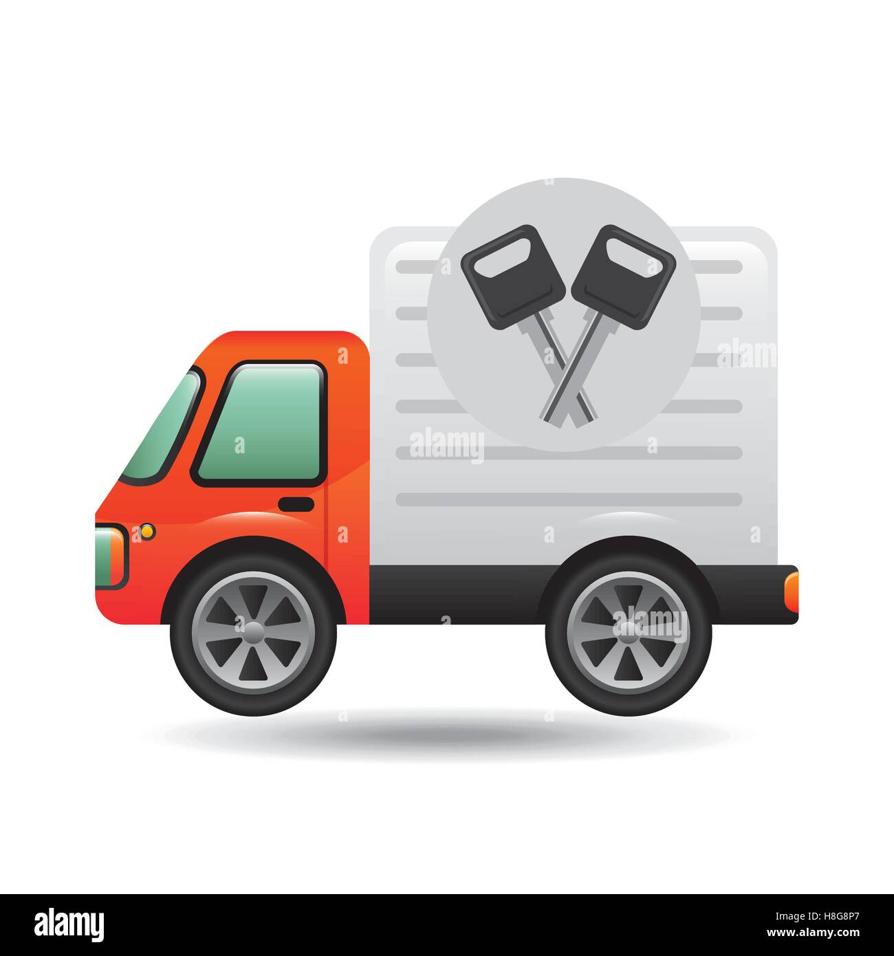 Van keys Stock Vector Images - Alamy