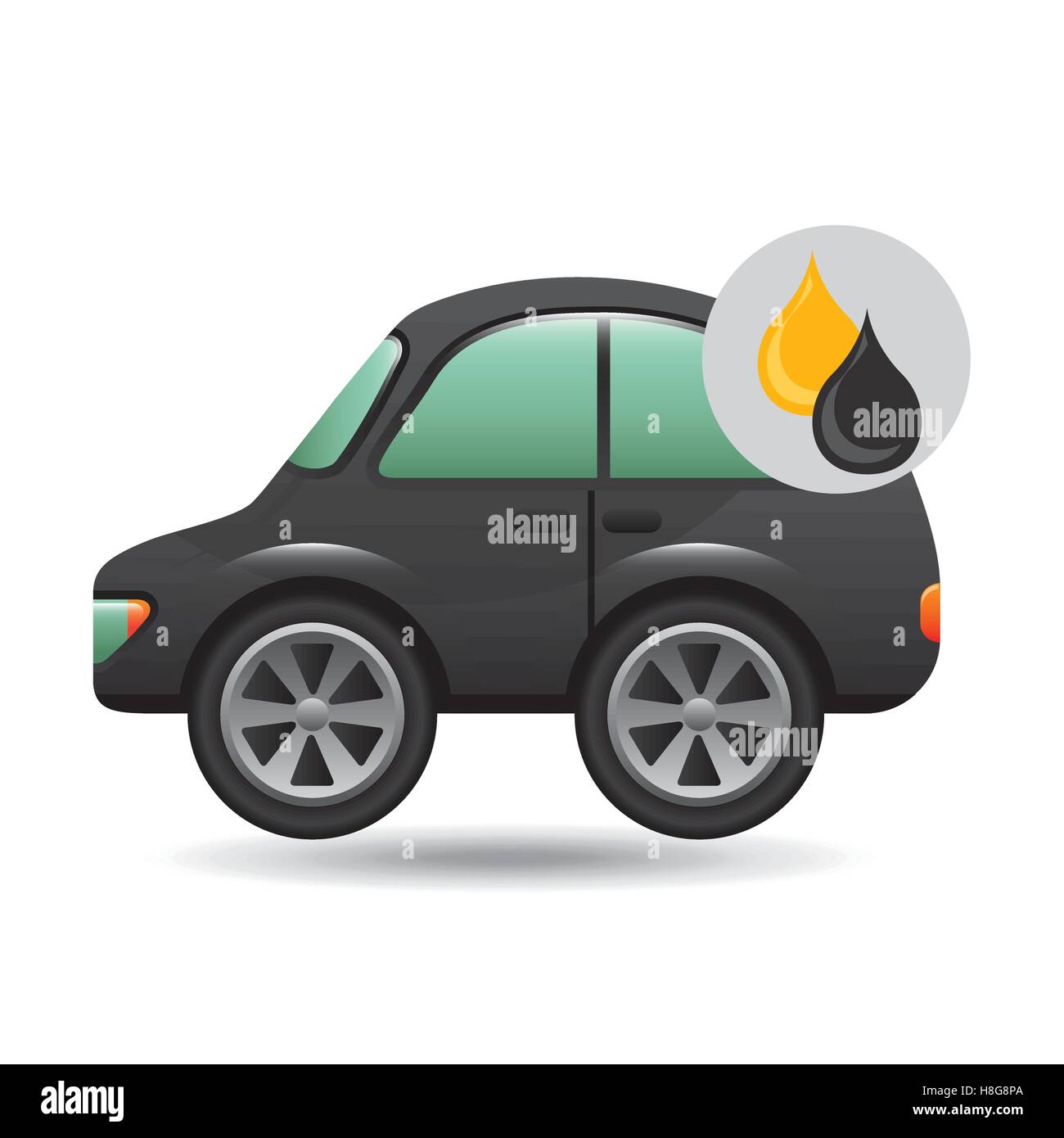 Coupe petrol Stock Vector Images - Alamy