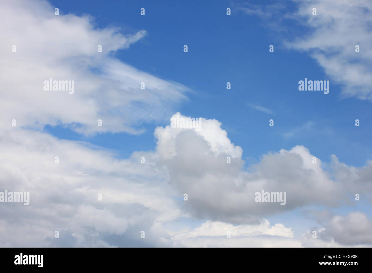 Cloud on blue sky in the daytime of Bright weather for design nature ...