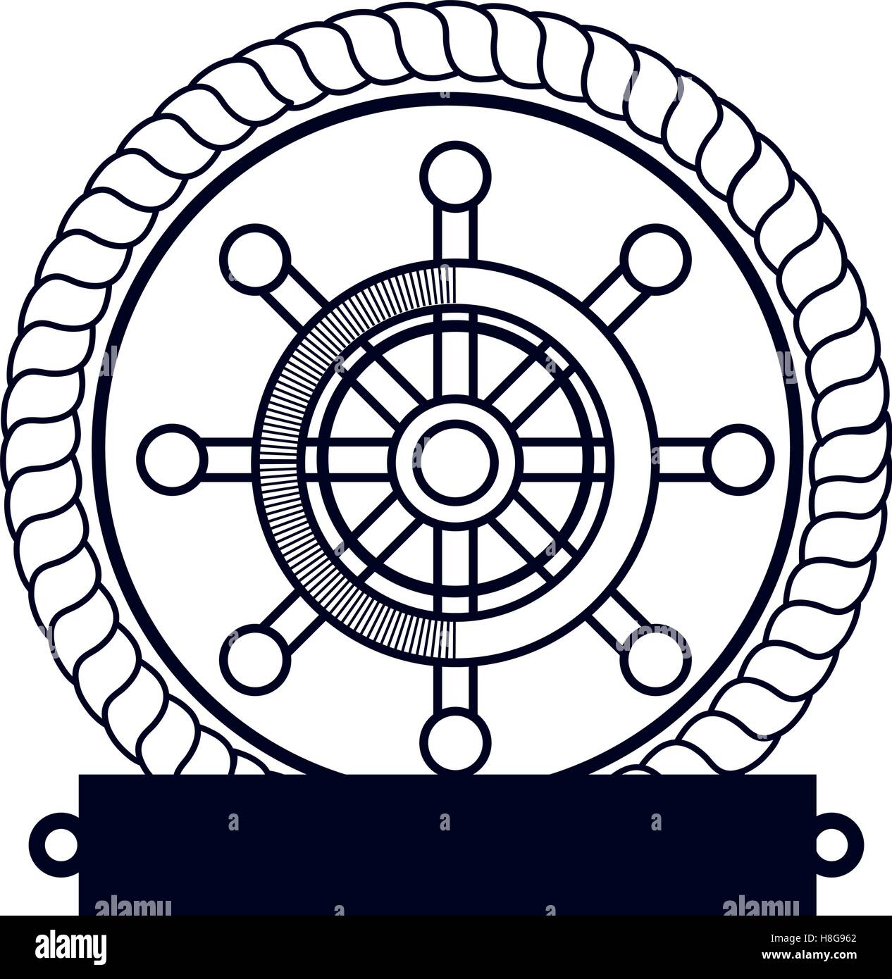 Timon boat isolated icon hi-res stock photography and images - Alamy