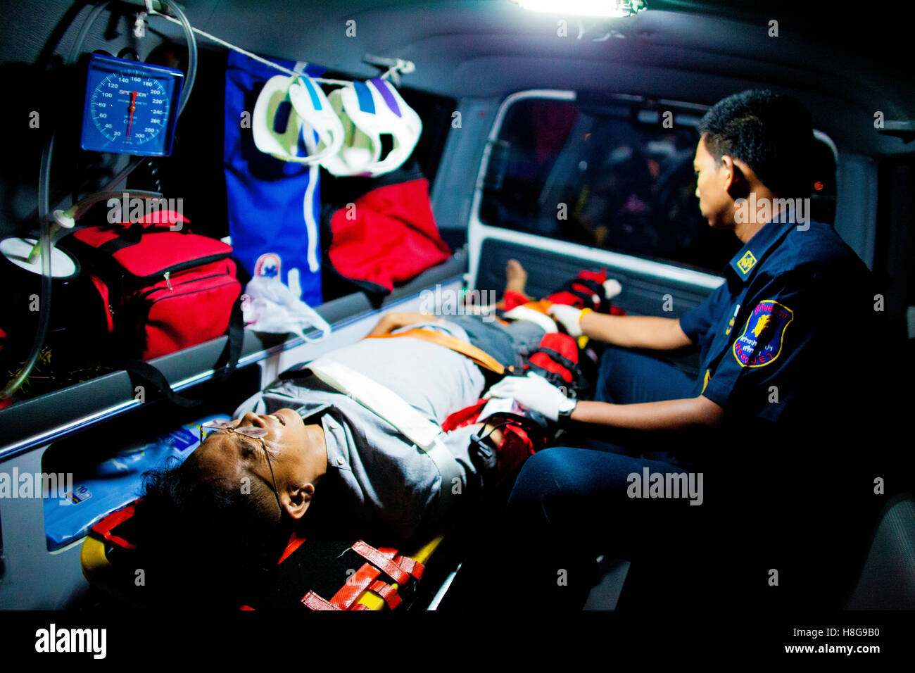Inside an ambulance hi-res stock photography and images - Alamy