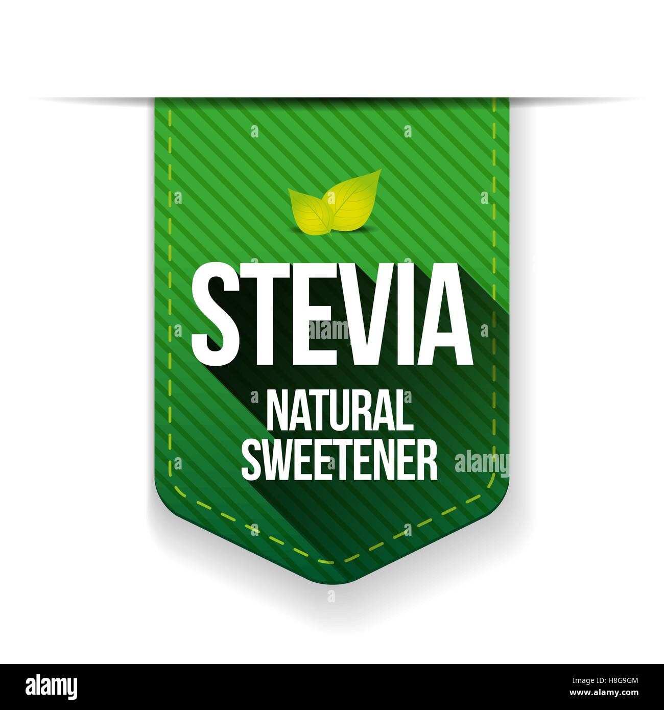 Stevia - Natural Sweetener ribbon vector Stock Vector Image & Art - Alamy