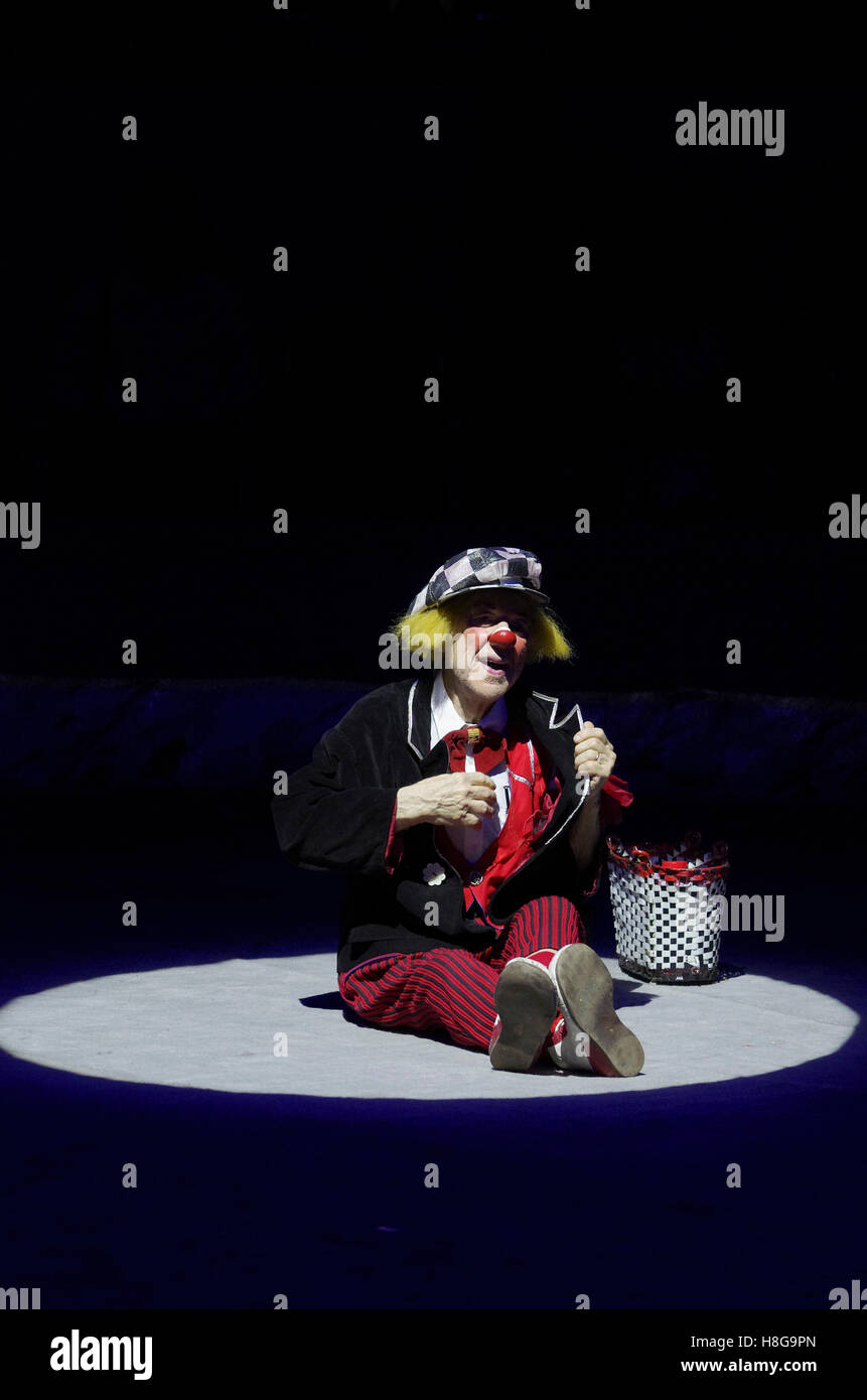 Russia. St. Petersburg. USSR People's Artist clown Oleg Popov Stock ...