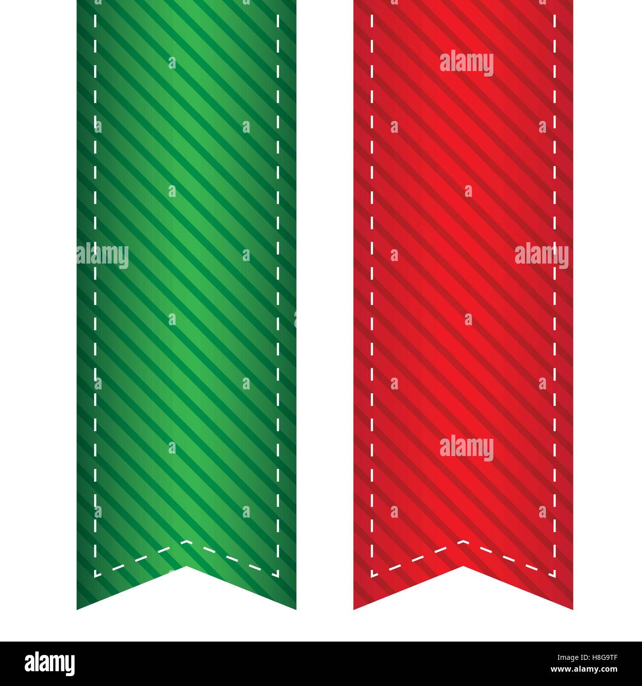 Bright red ribbon banner Stock Vector Images - Alamy