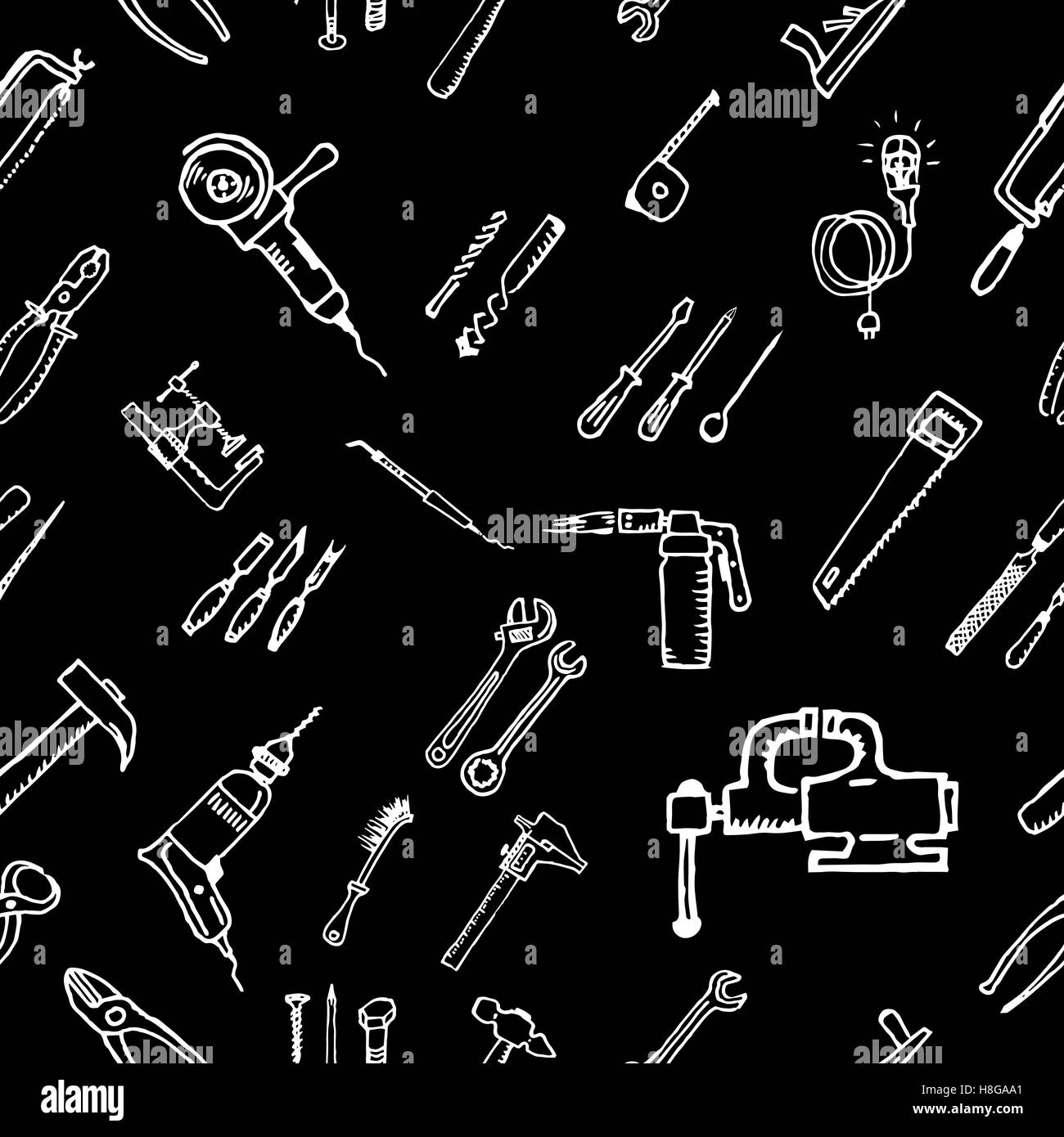 Cartoon hardware tools collection hi-res stock photography and images ...