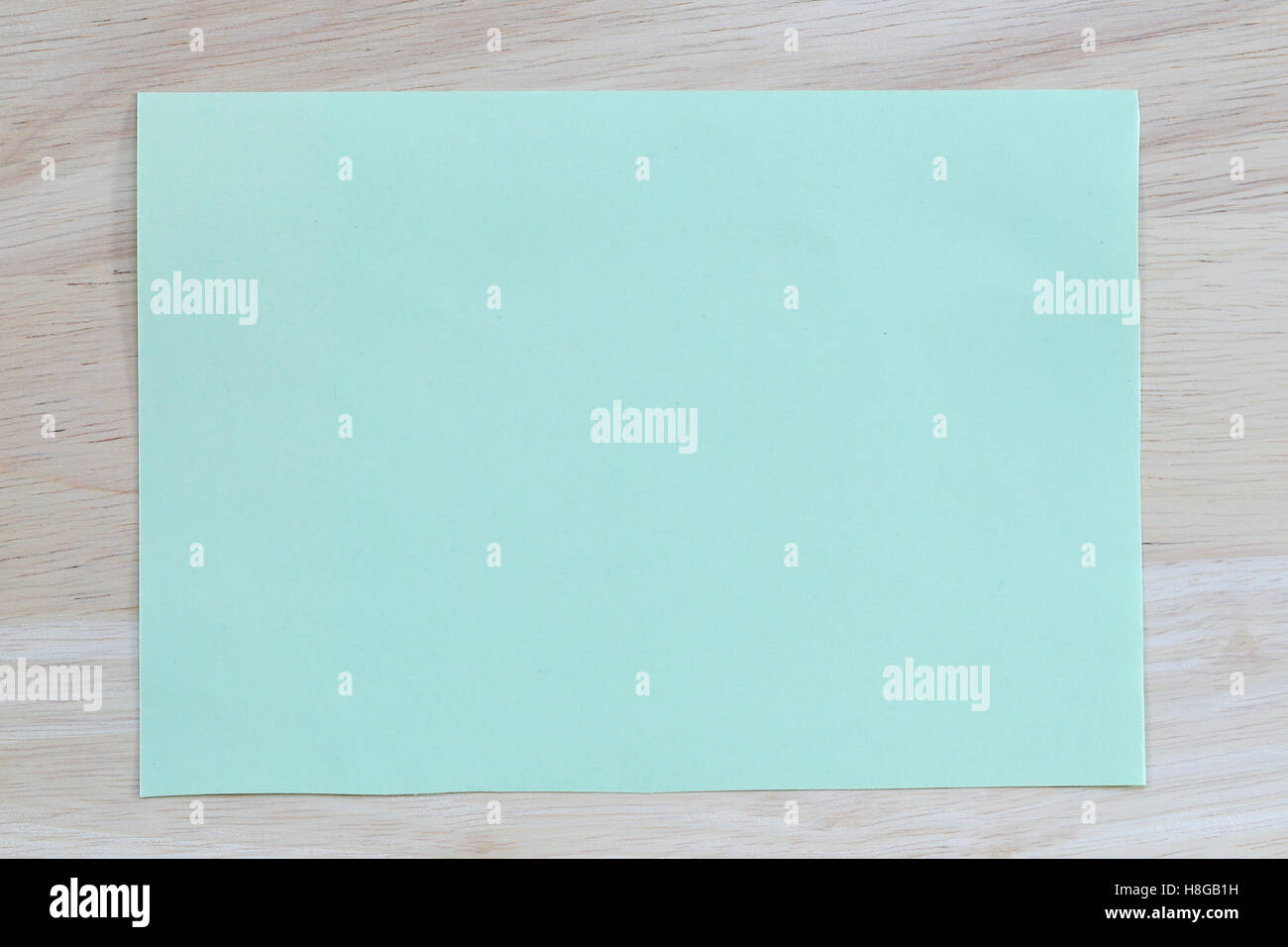 Green notepad paper of empty and copy space on wooden background,You ...