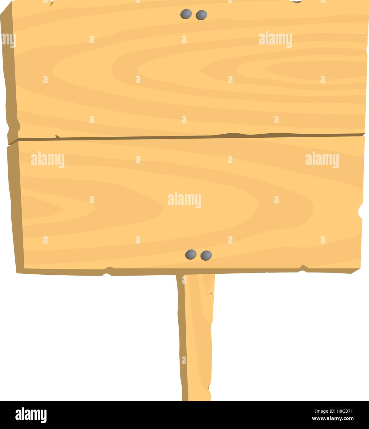 Vector illustration of Wooden Plate. Vector illustration Eps 10 Stock ...