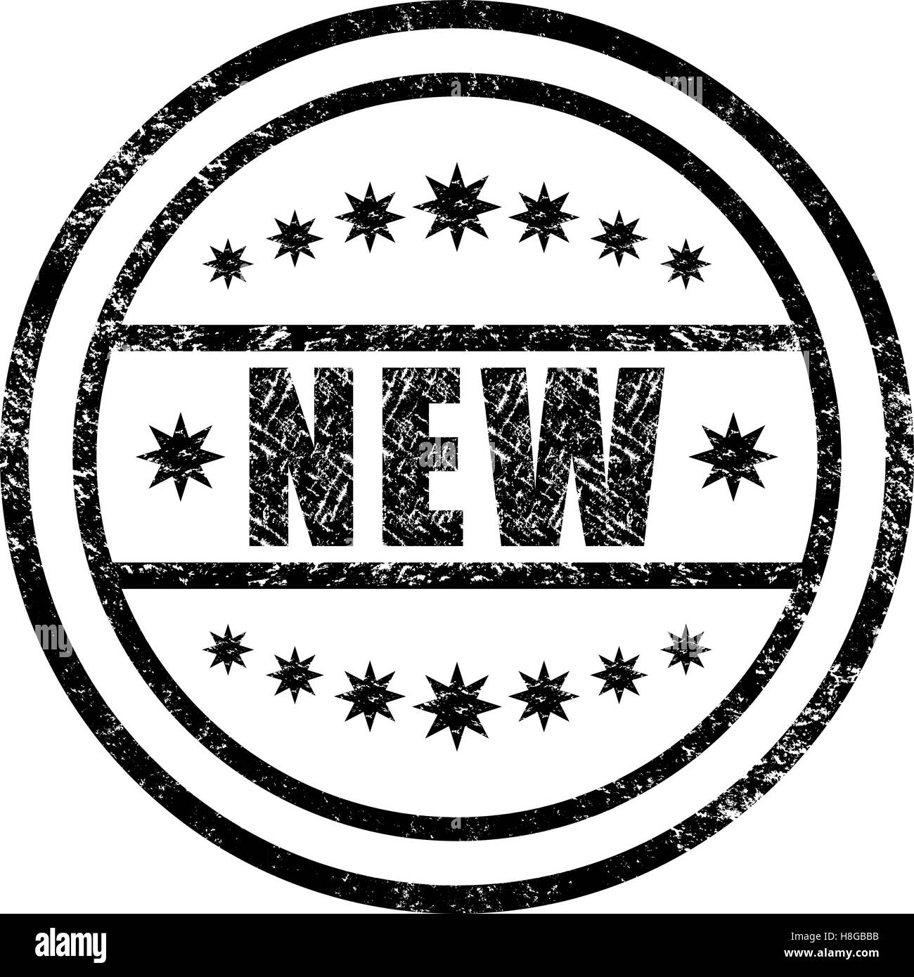 Vector illustration. New damaged stamp. Vector illustration Eps 10 ...