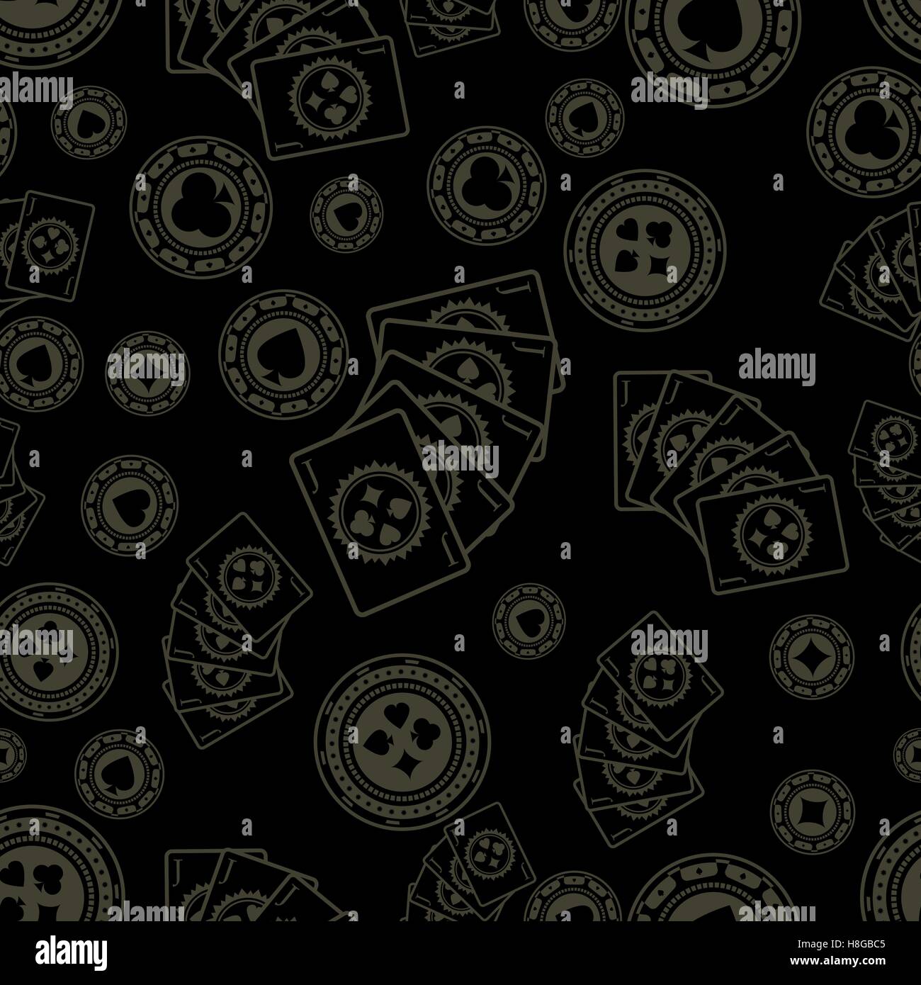 Poker pattern hi-res stock photography and images - Alamy