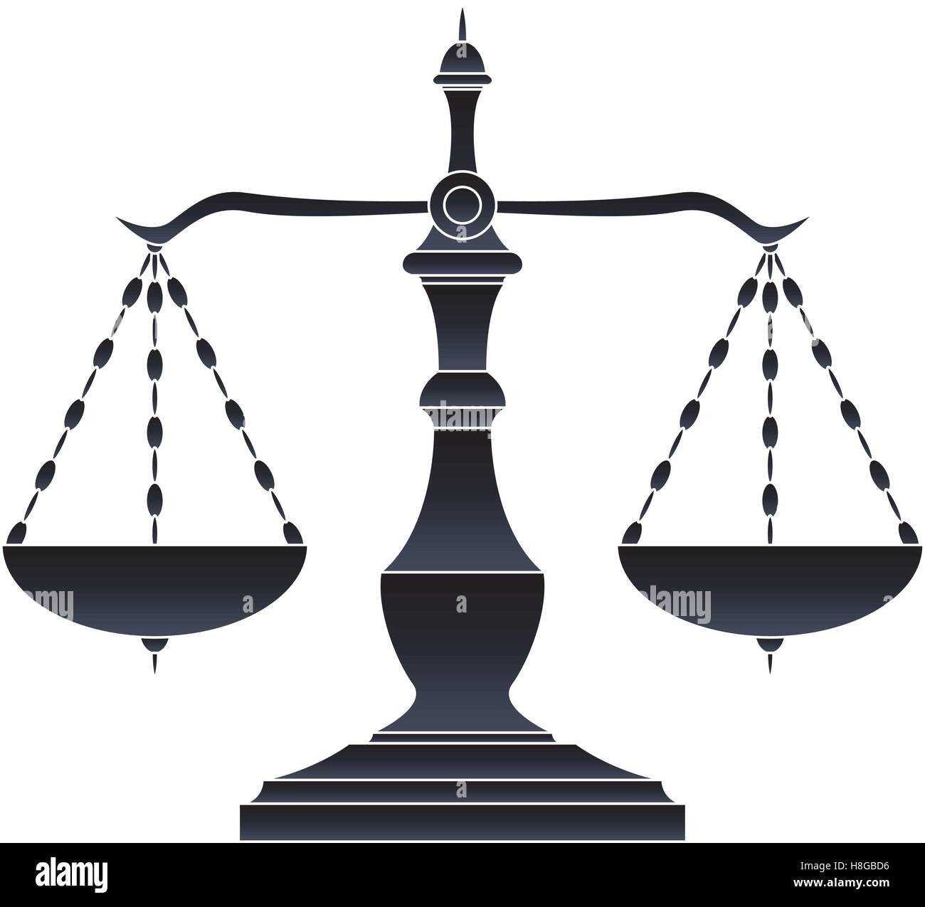 Vector illustration. Scales of justice. Vector illustration Eps 10 ...