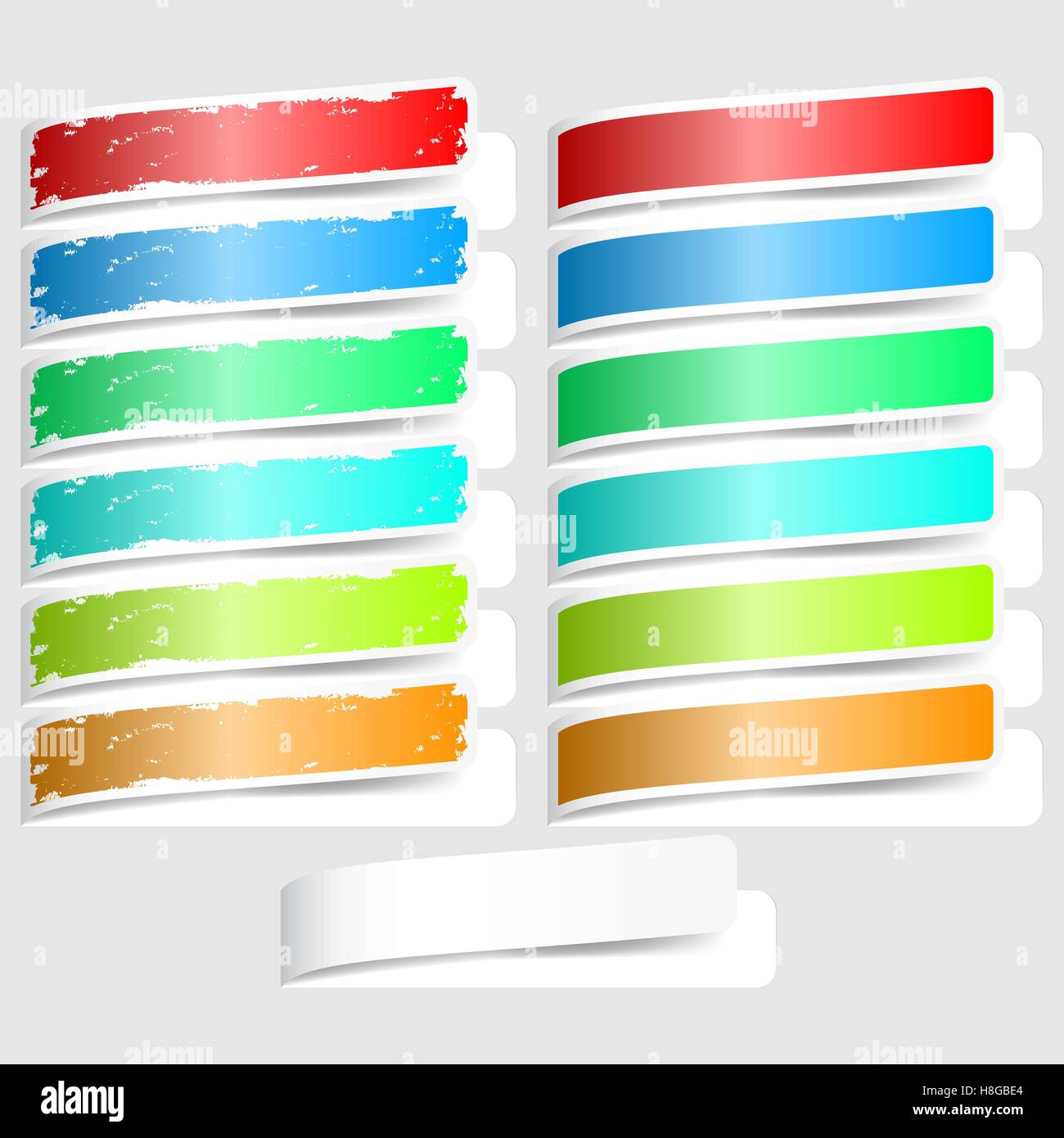 Vector illustration. Colorful paper labels. Vector illustration Eps 10 ...