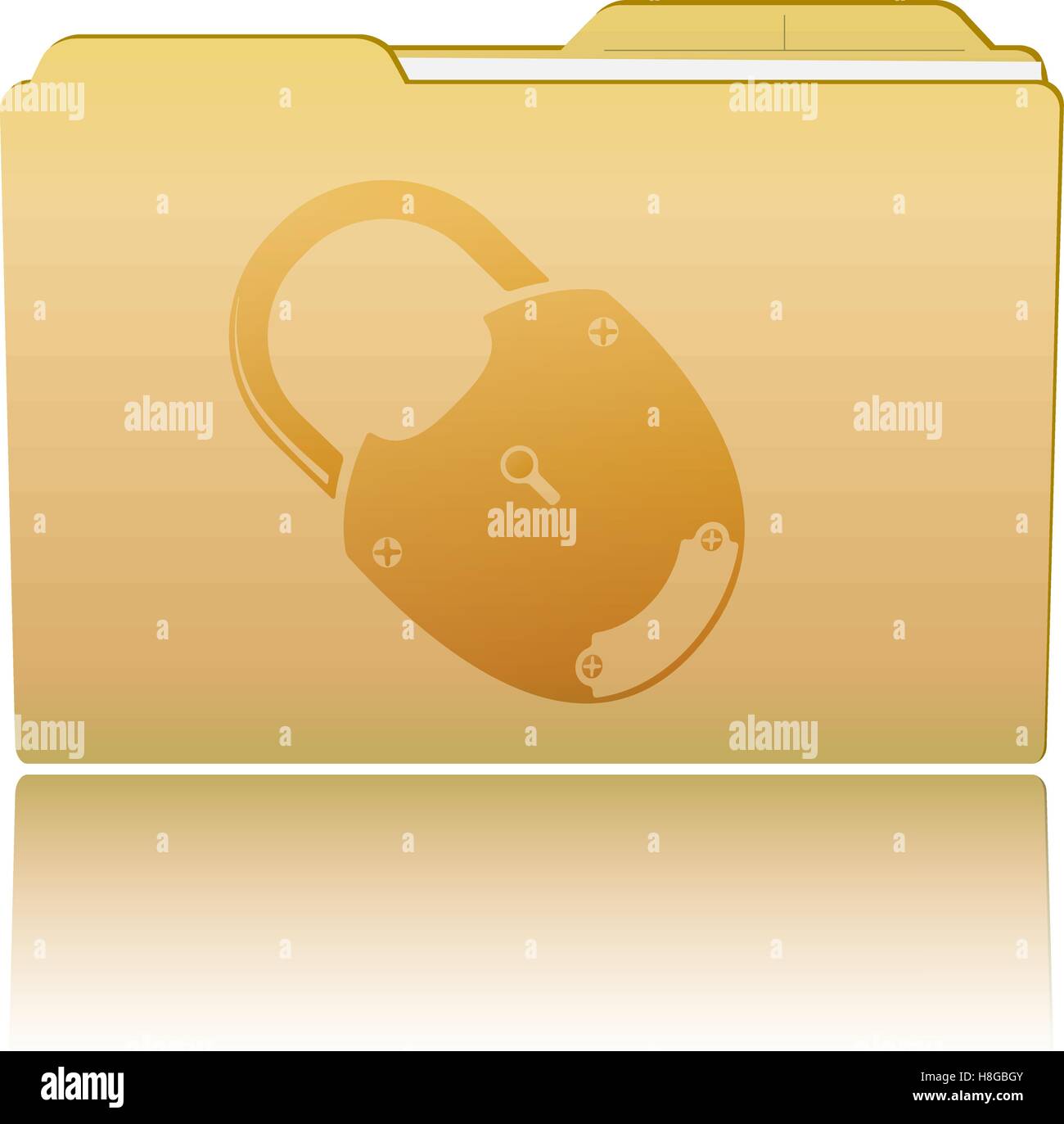 File locking Stock Vector Images - Alamy