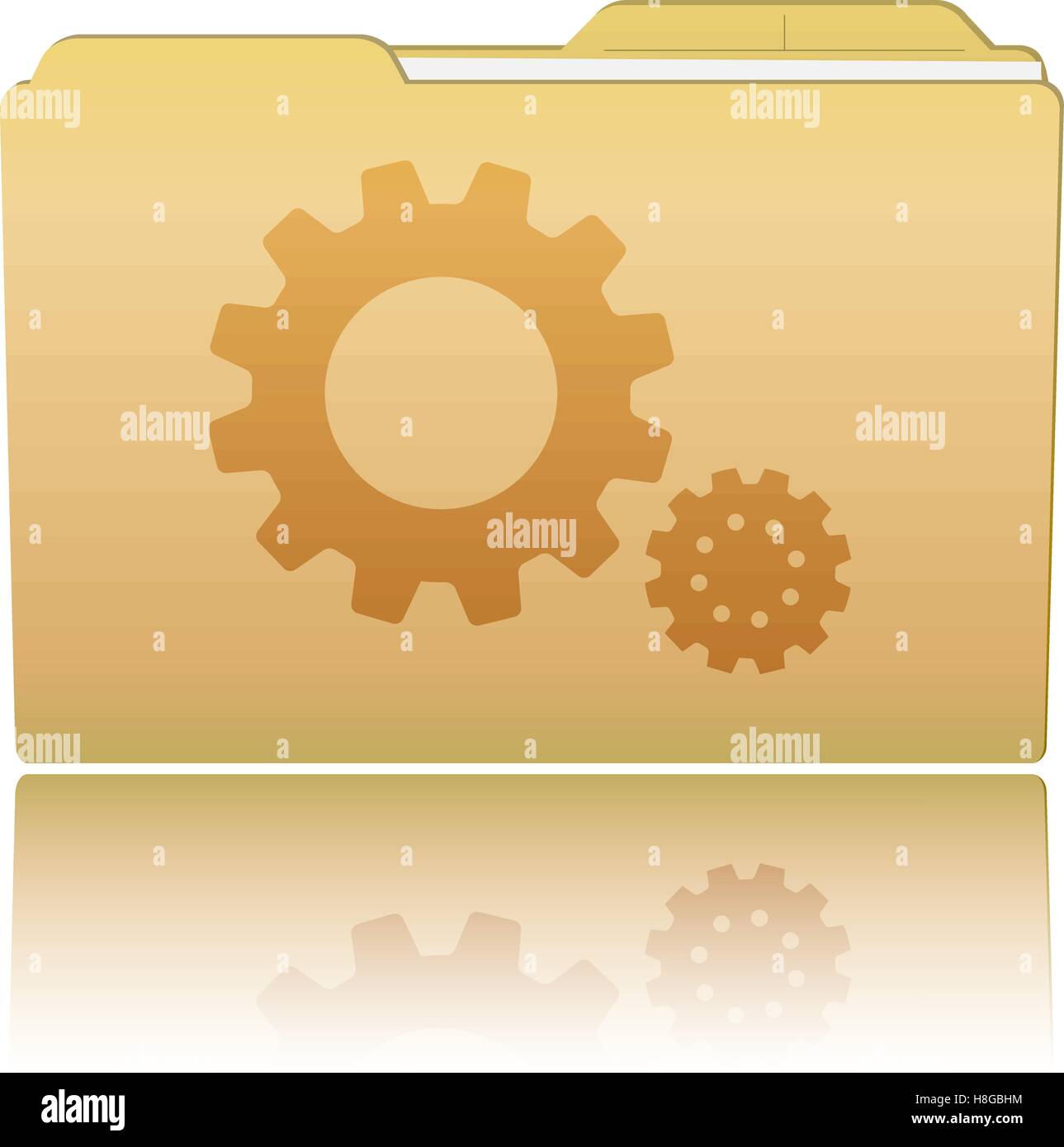 Yellow folder icon vector vector vectors hi-res stock photography and ...